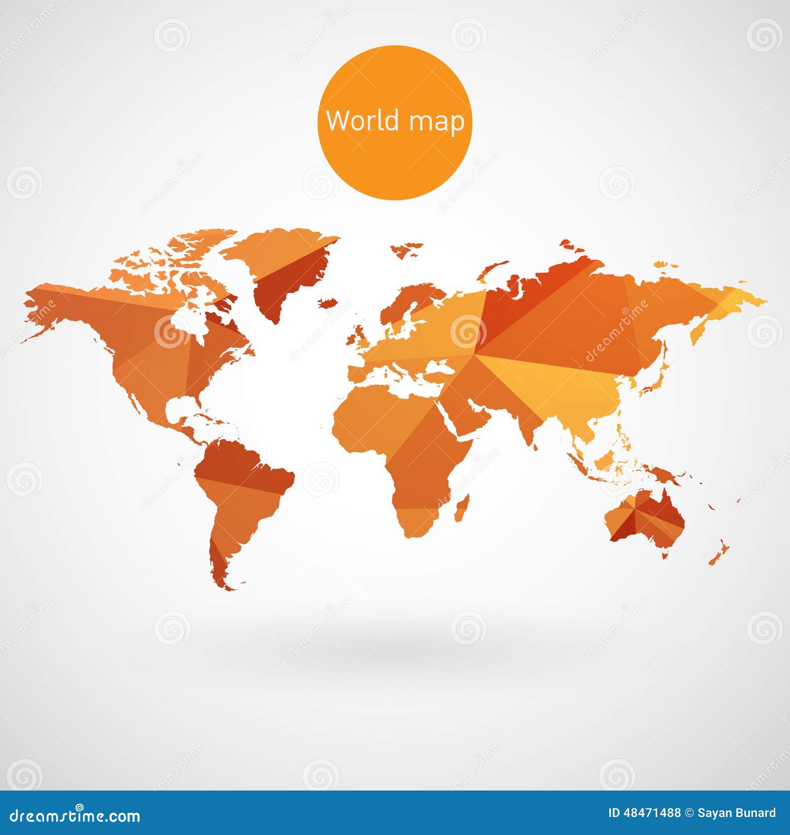 World map vector stock vector. Illustration of detail - 48471488