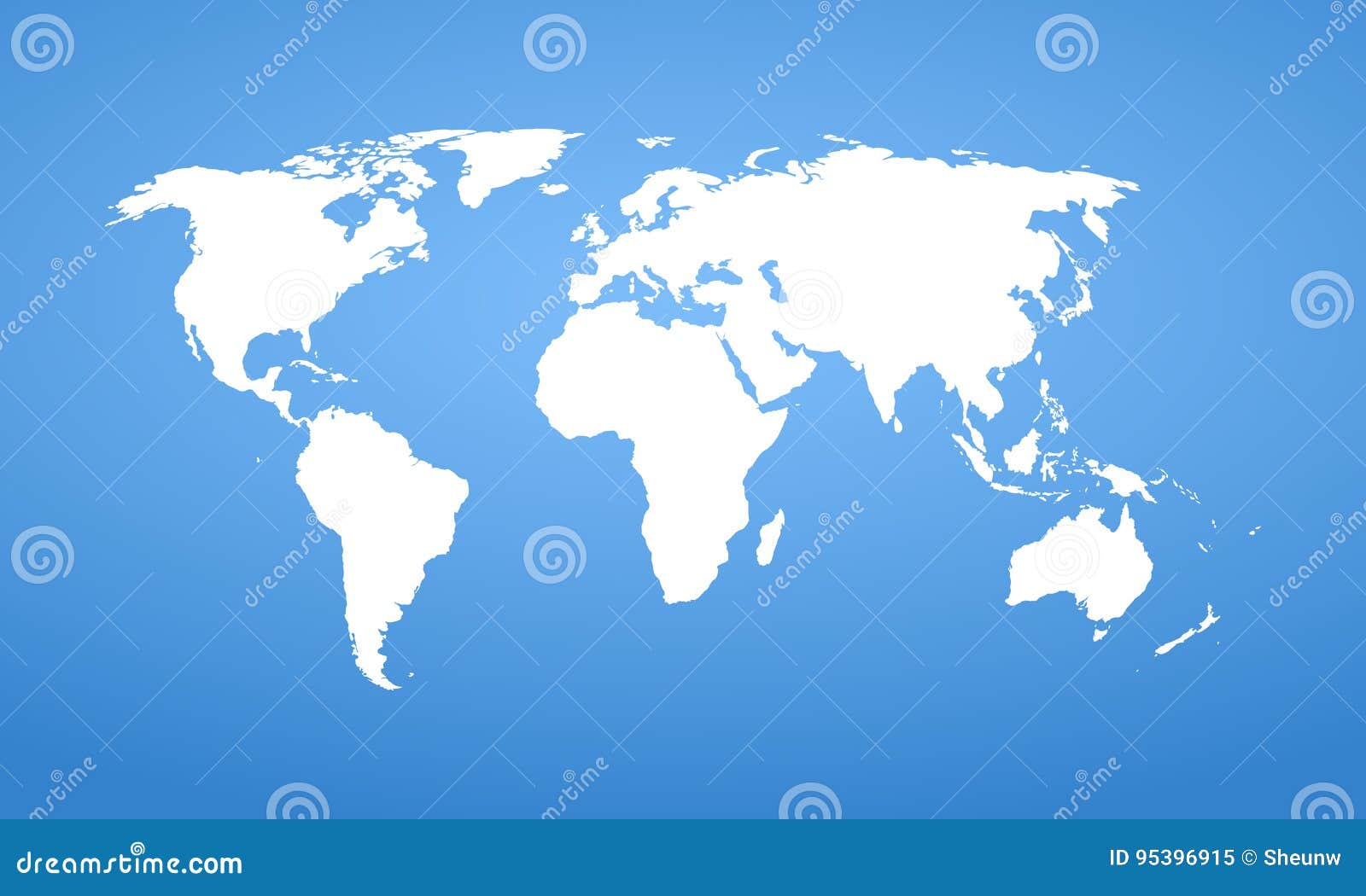 World Map. Vector Detail Design Stock Vector - Illustration of flat ...