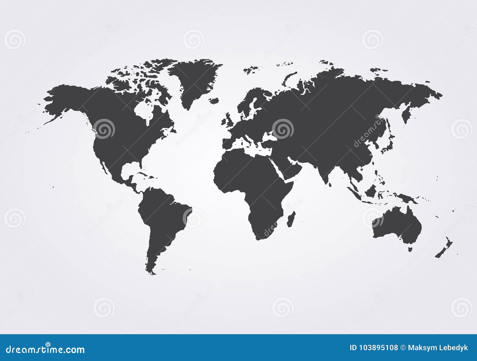 World Map Vector Globe Template for Website, Design, Cover, Annual ...