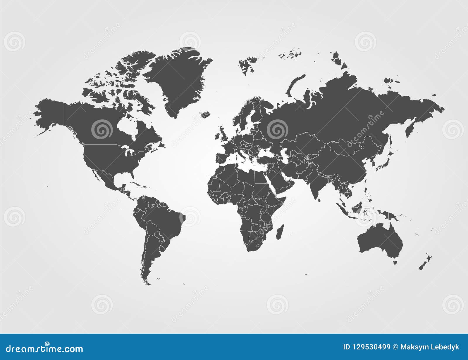 World Map Vector Globe Template for Website. Stock Illustration ...