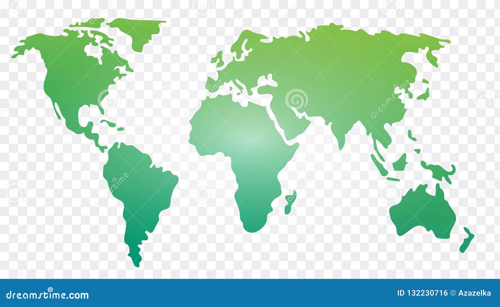 World Map Vector Illustrated Template Stock Illustration - Illustration ...