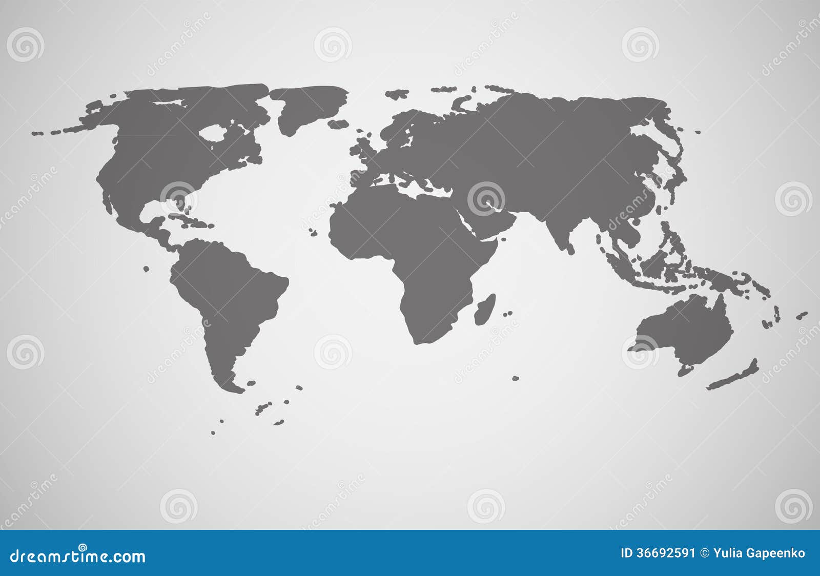 World Map Vector Illustration Stock Vector - Illustration of earth ...