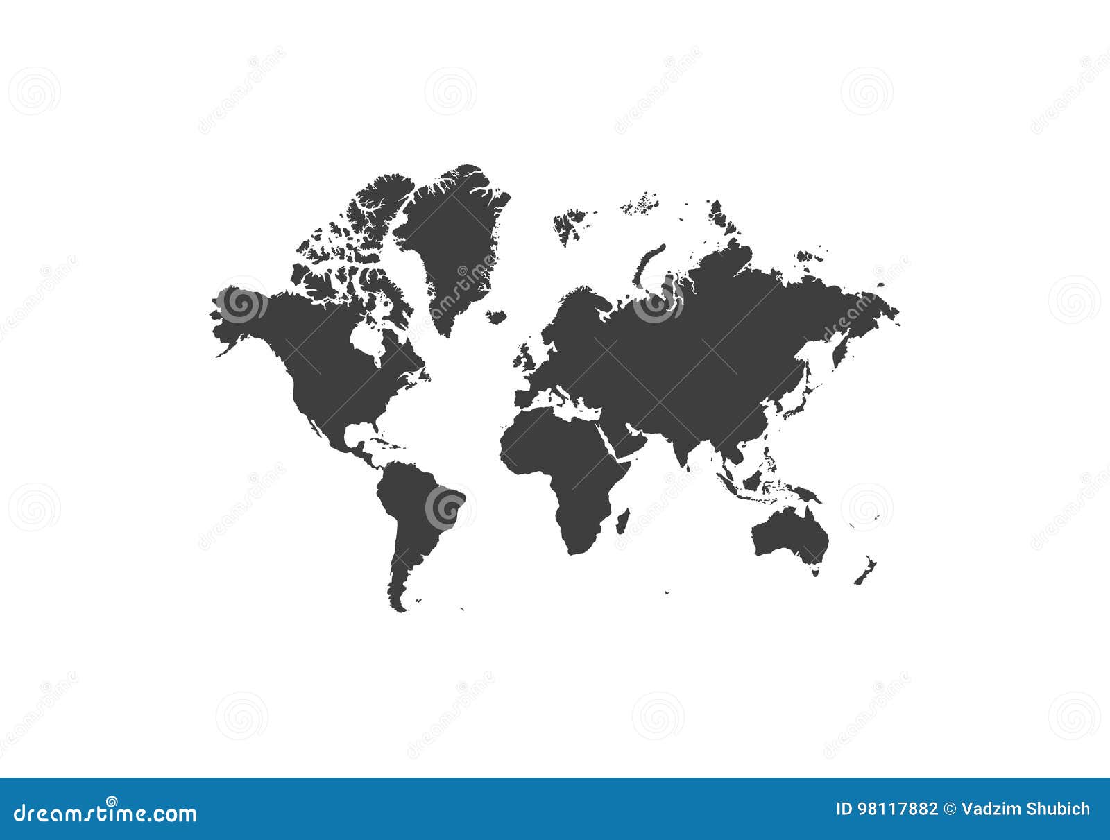 Dark world Map Vector stock illustration. Illustration of globes - 98117882