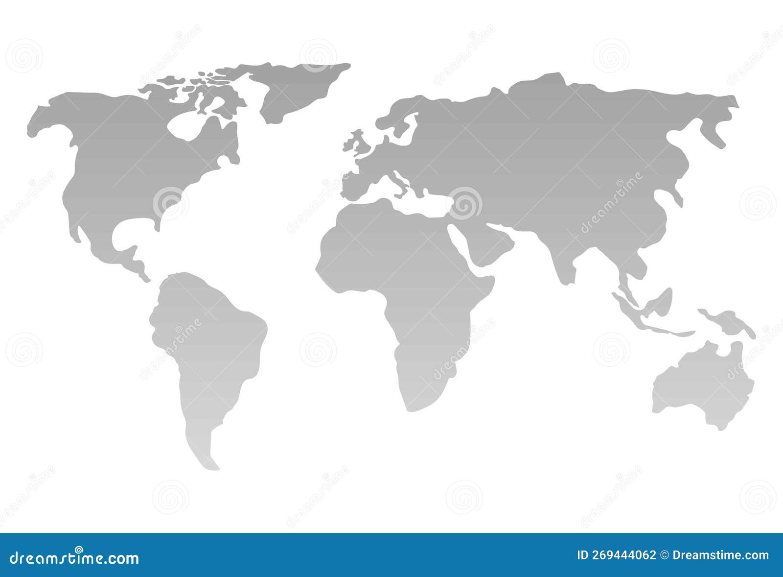 World Map Vector Illustration Isolated Stock Illustration ...