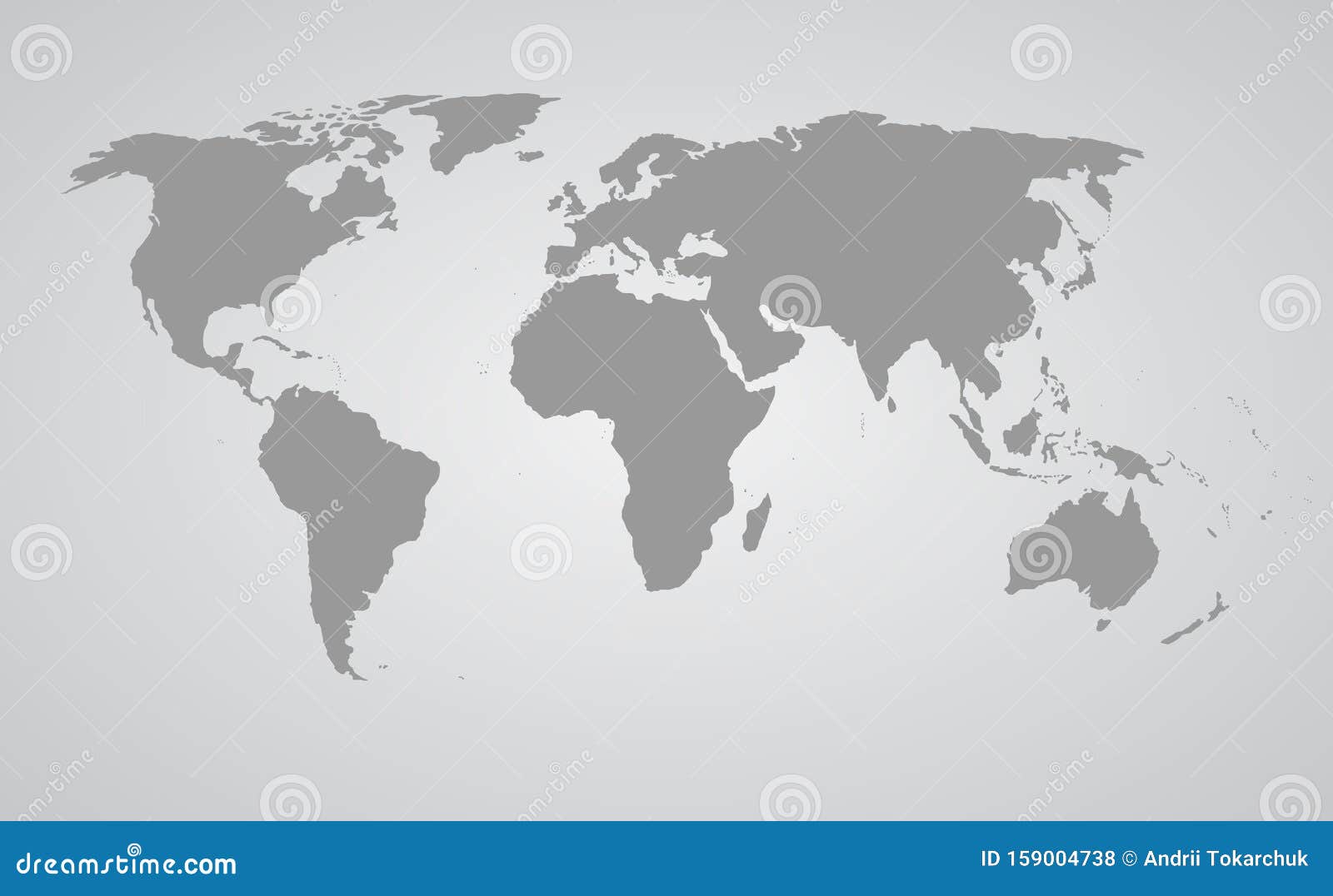 World Map Vector Template, Worldwide Info Graphic Stock Vector ...