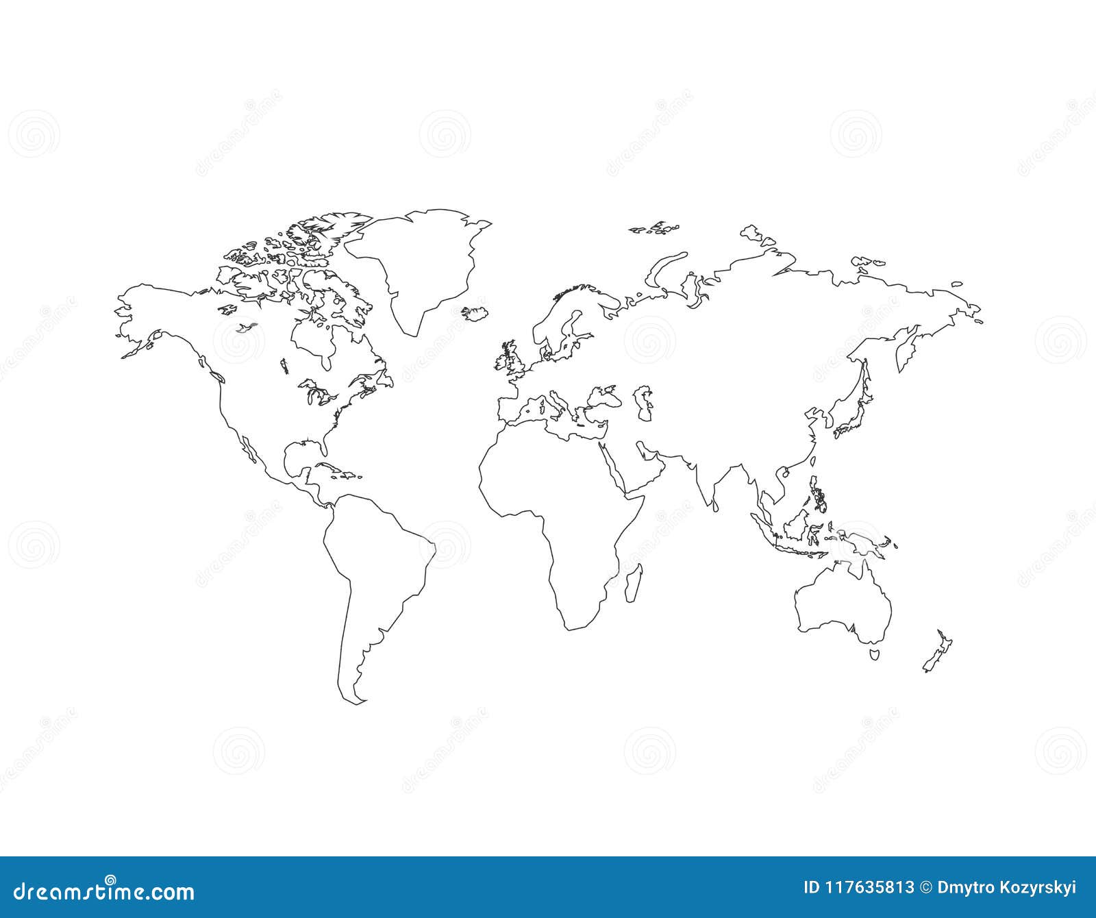 World Map Vector Isolated on White Background. Globe Worldmap Icon ... World Map Vector Isolated on White Background. Globe Worldmap Icon ...