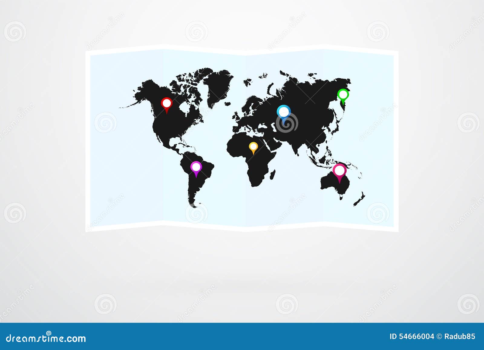 World Map Vector and Map Pins Stock Vector - Illustration of abstract ... World Map Vector and Map Pins Stock Vector - Illustration of abstract ...