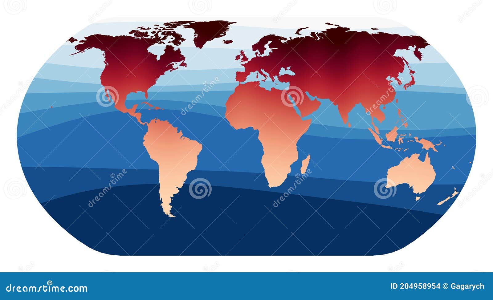 World Map Vector. Natural Earth Projection.. Stock Vector ...