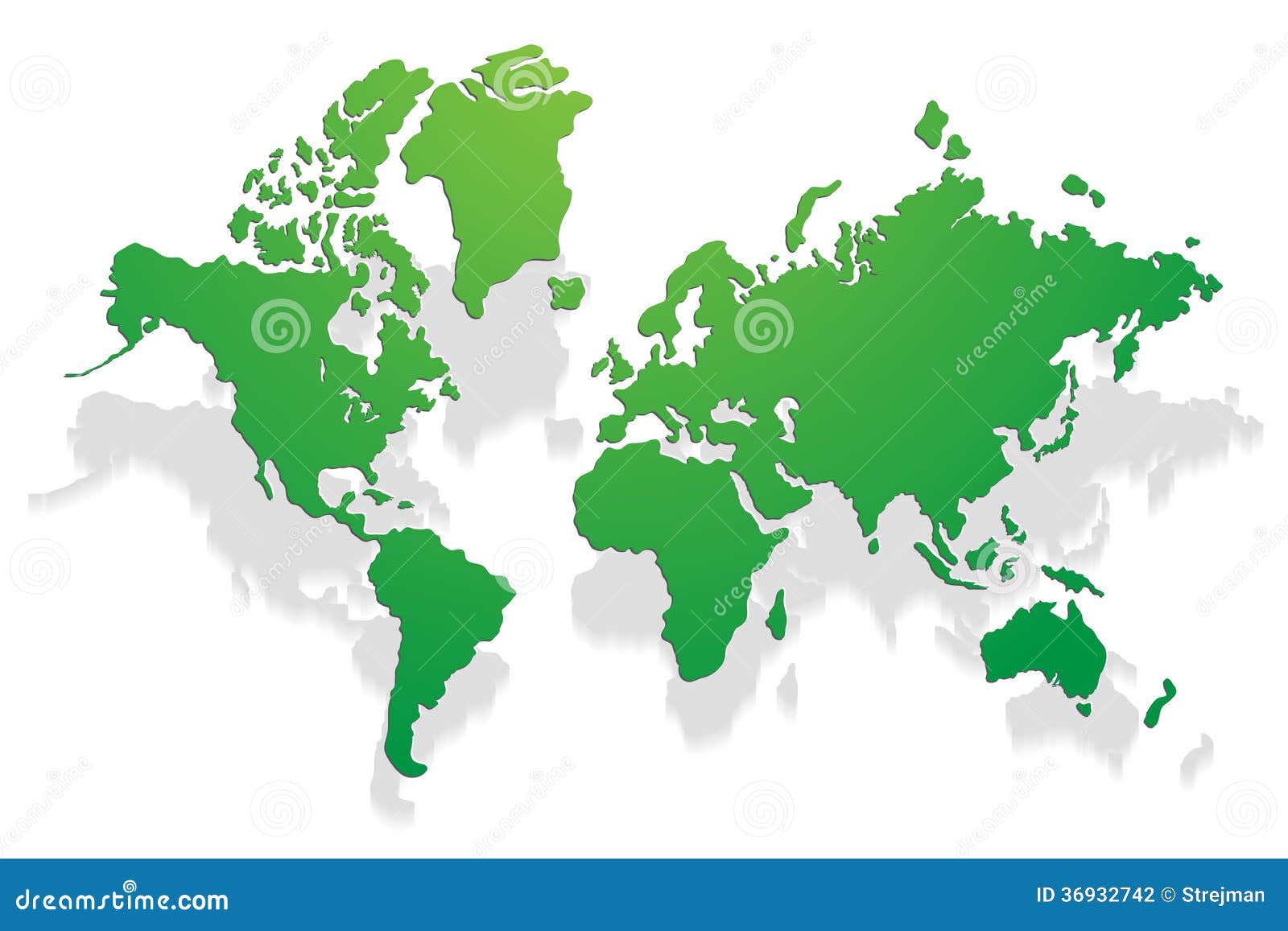 World map stock vector. Illustration of blank, background - 36932742