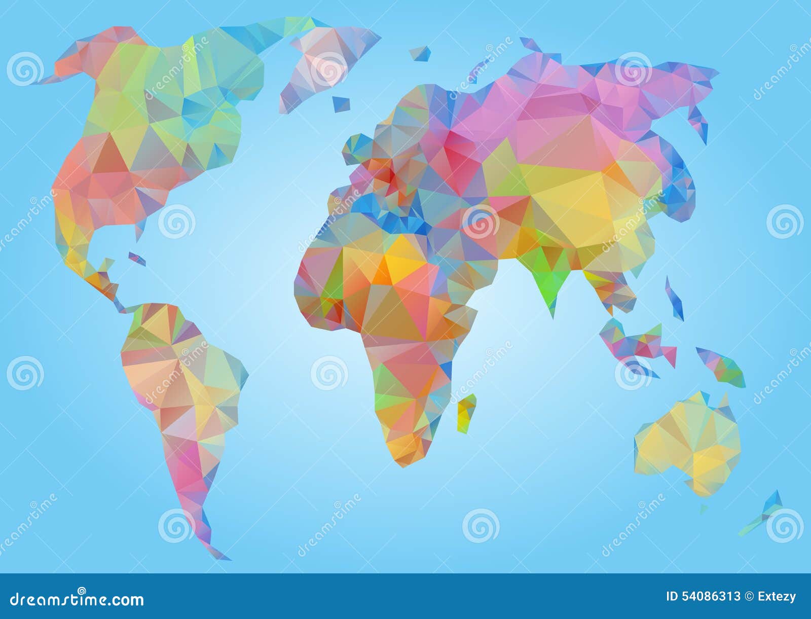 World Map Vector. Polygonal Triangle Geometric Stock Vector ... World Map Vector. Polygonal Triangle Geometric Stock Vector ...