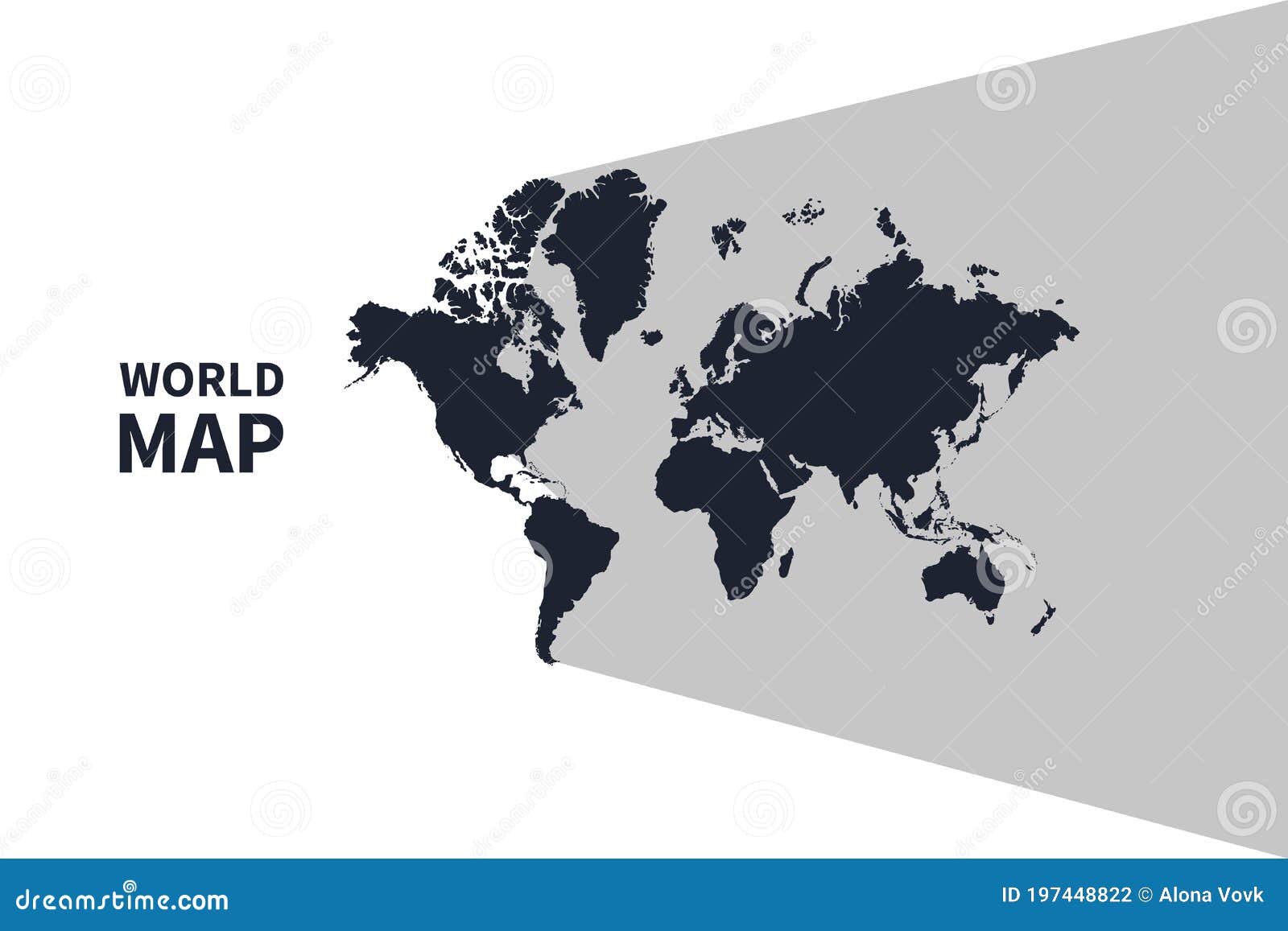 World Map - Vector Stocl Illustration Stock Illustration - Illustration ...