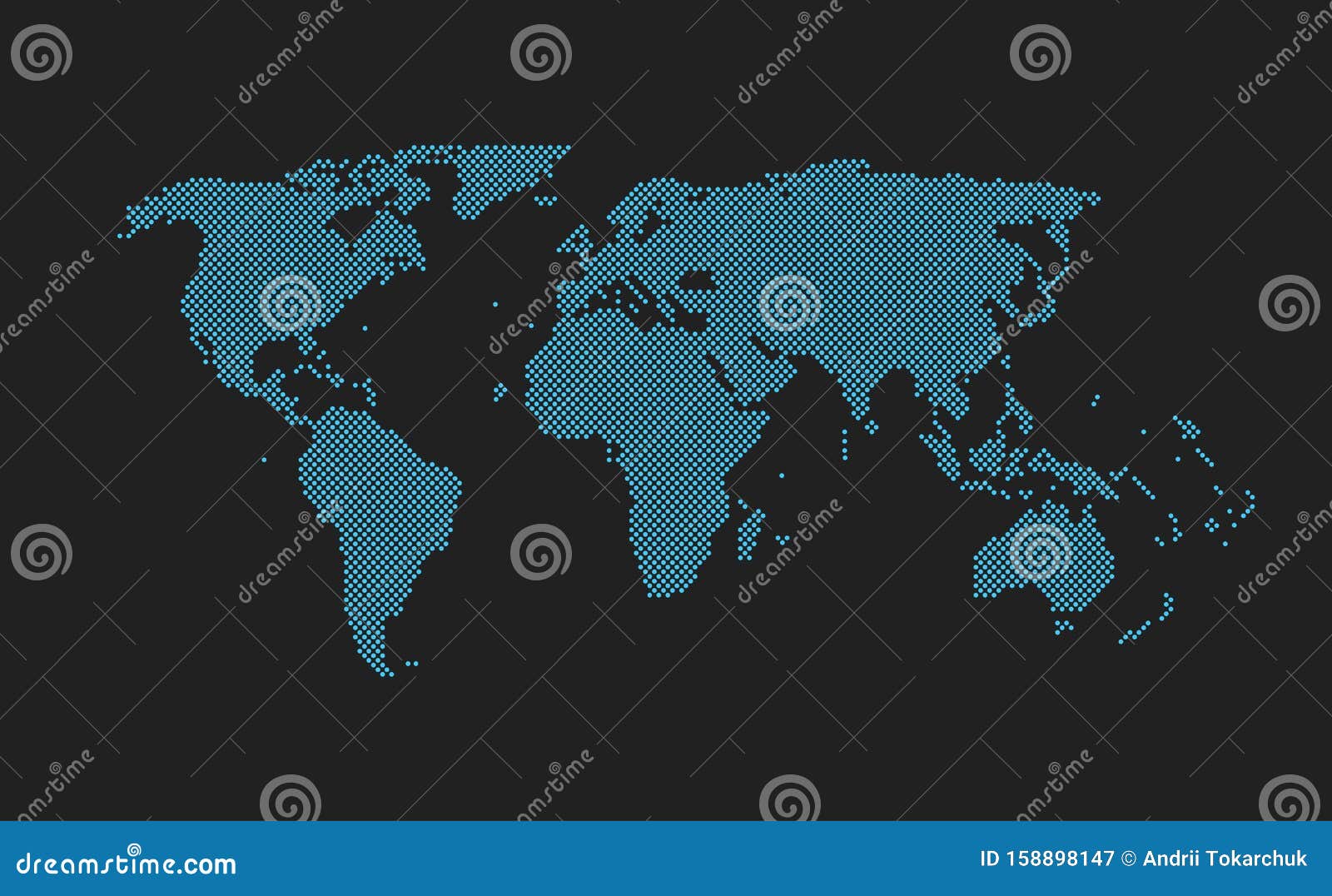 World Map Vector Template, Worldwide Info Graphic Stock Vector ...