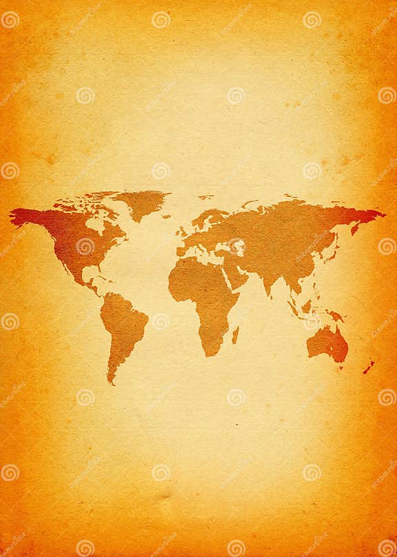 World map - vertical stock image. Image of coarse, cellulose - 2366741