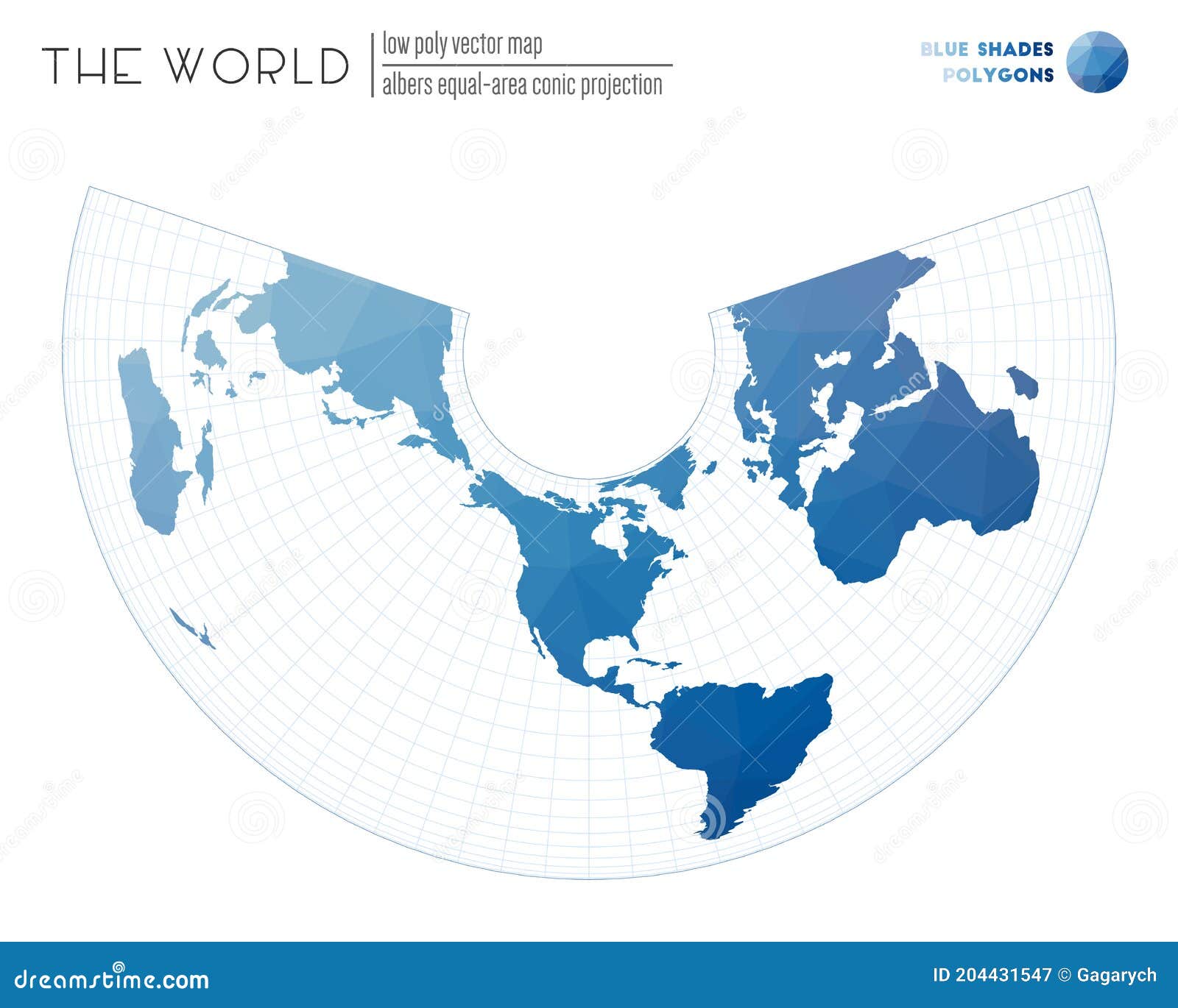 World Map with Vibrant Triangles.. Stock Vector - Illustration of ...