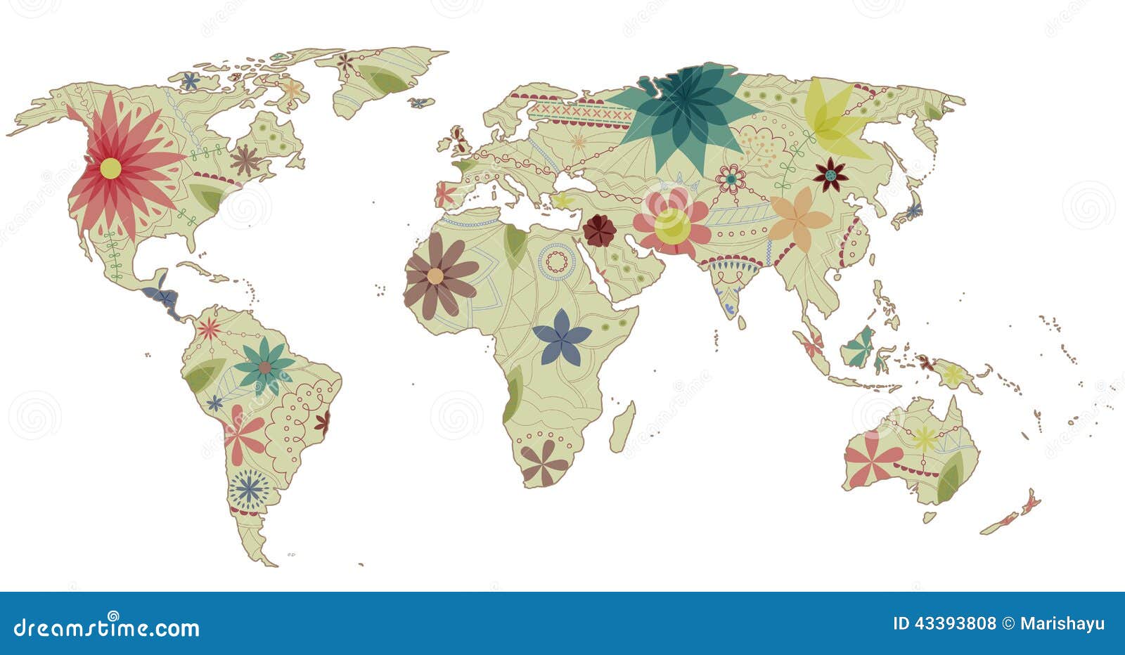 World map vintage 2 stock vector. Illustration of design - 43393808