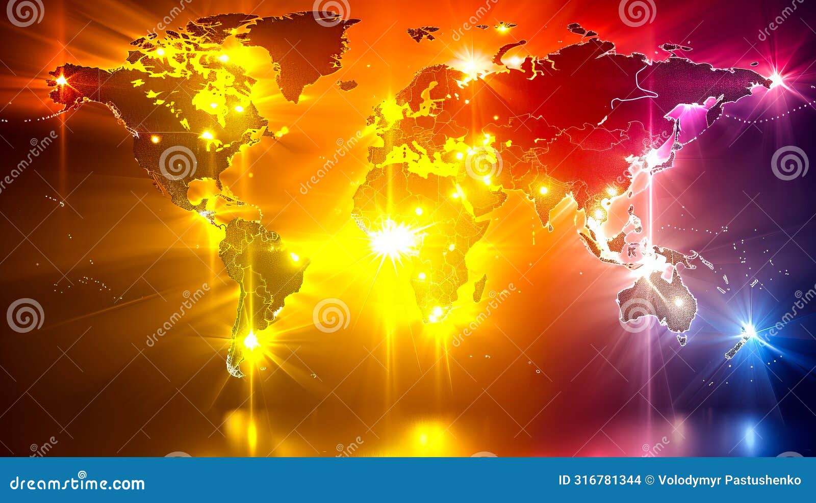 Cool World Map Desktop Background