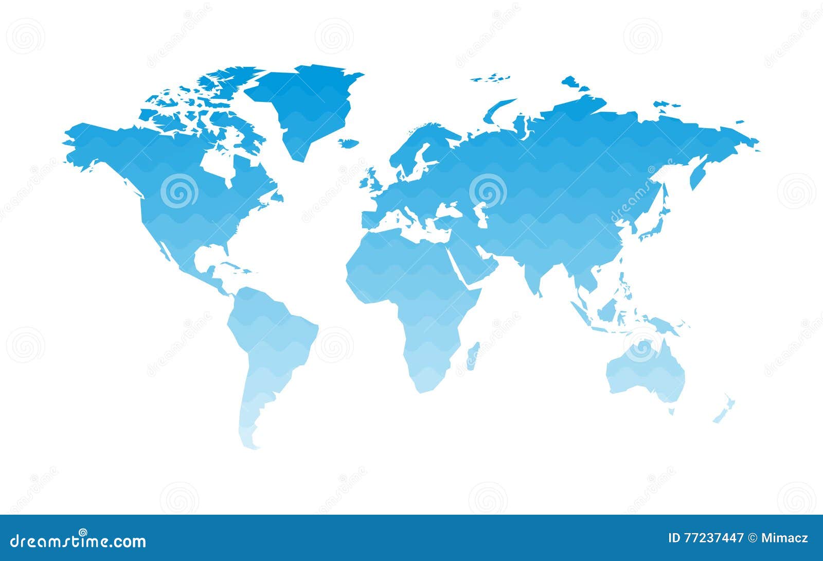 World map waves of water stock vector. Illustration of vector - 77237447