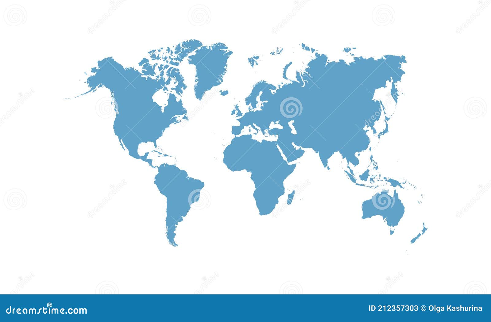 World Map on White Background Stock Vector - Illustration of geography ...