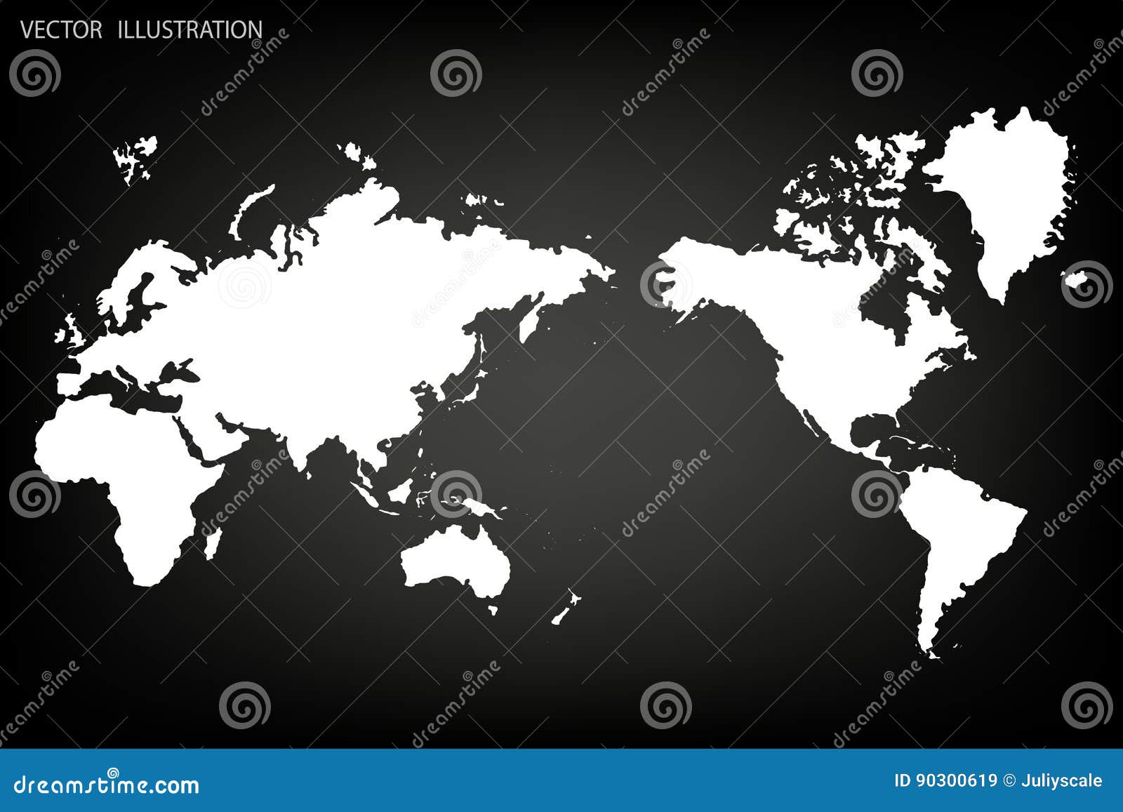 World map stock vector. Illustration of black, global - 90300619