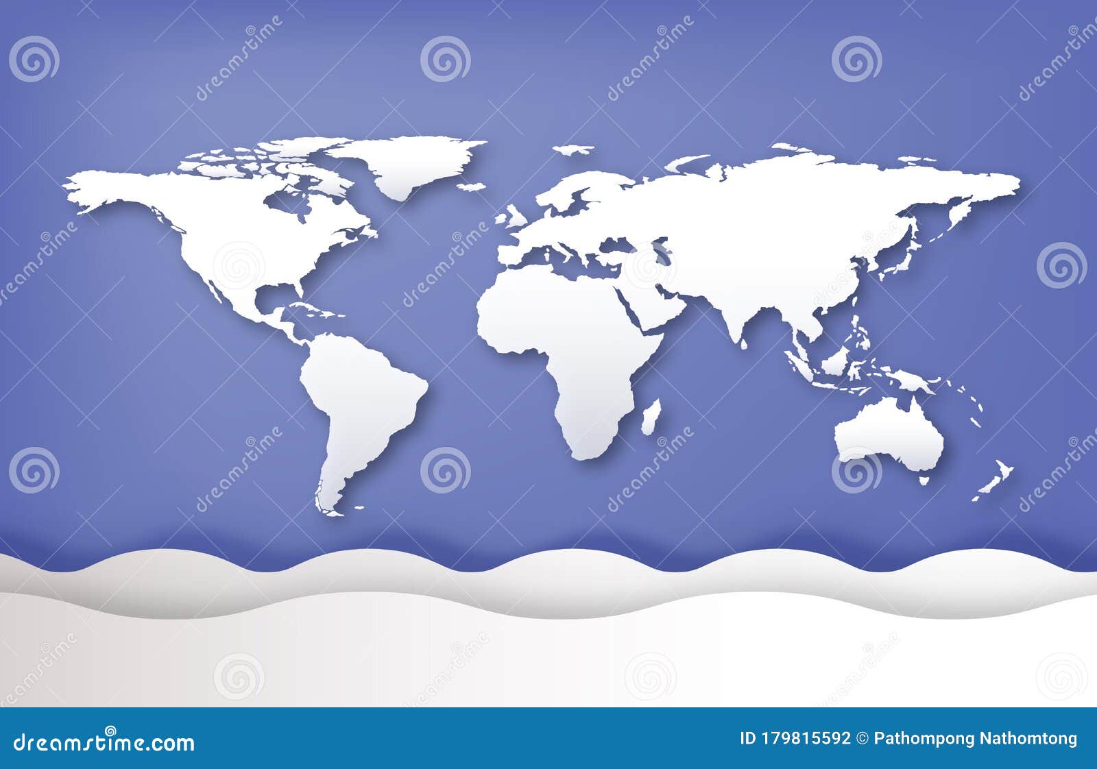 World Maps Globe, Paper Cut Art Style Stock Illustration - Illustration ...