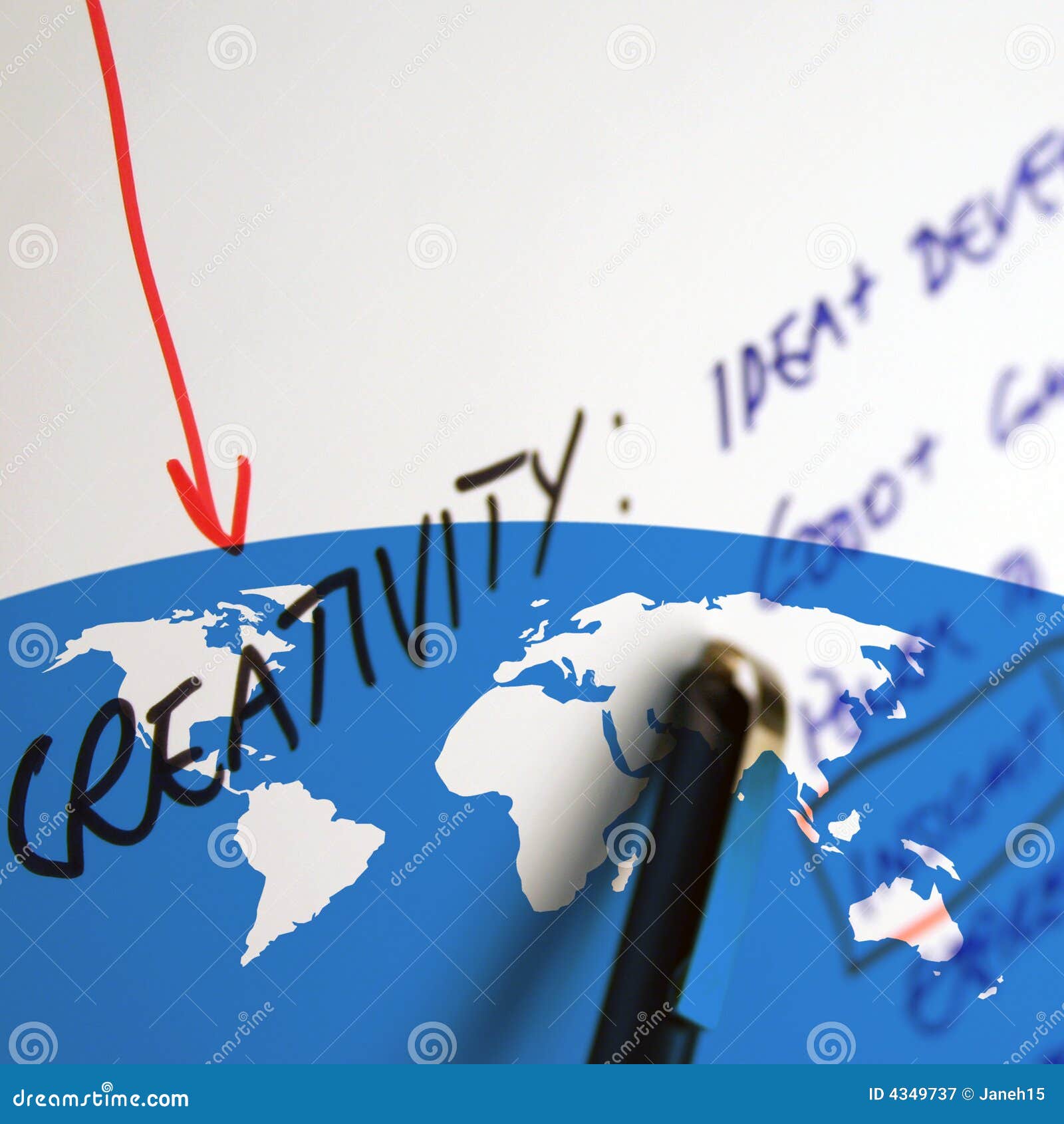 World marketing stock illustration. Illustration of planet - 4349737