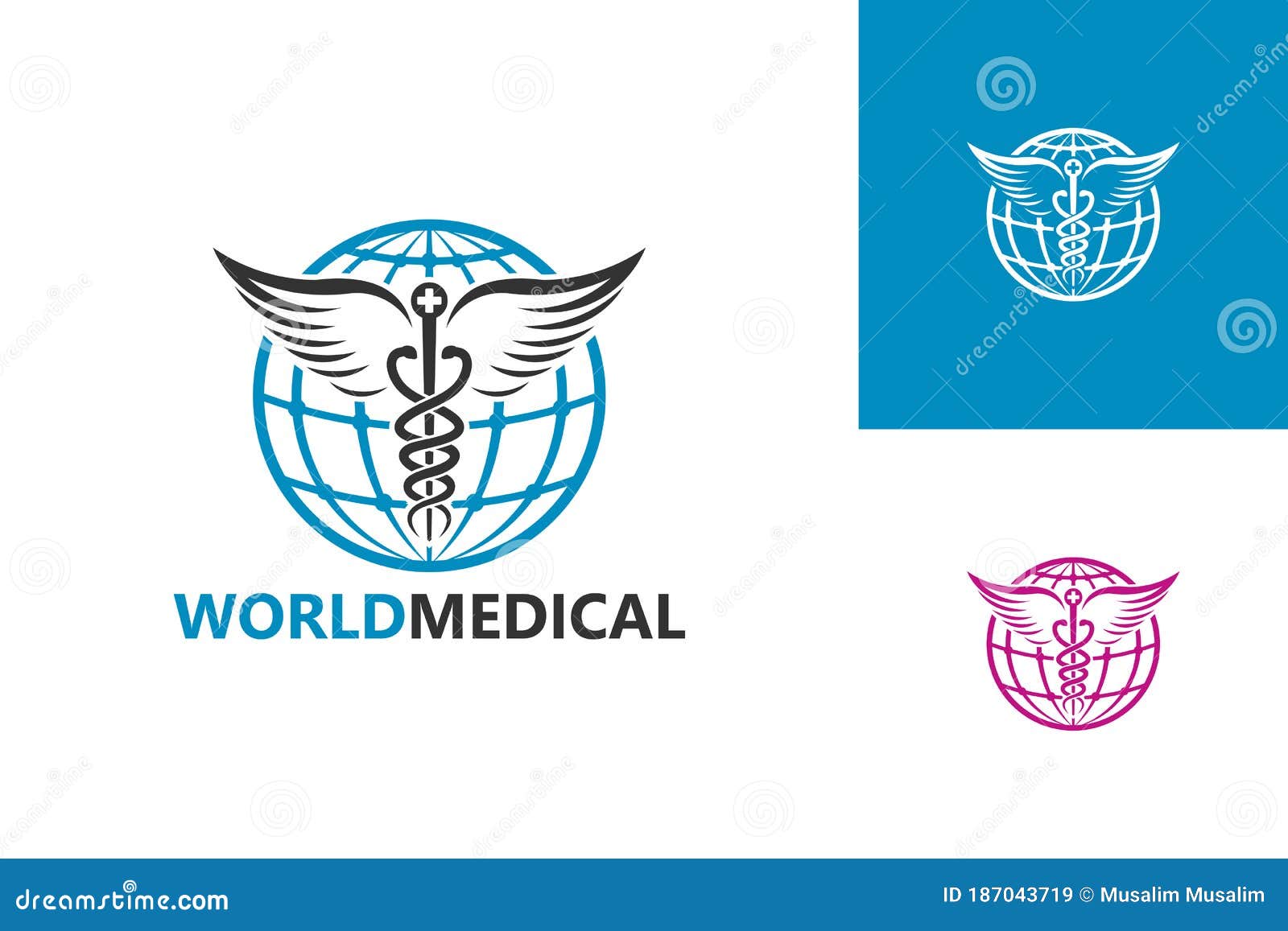 World Medical Logo Template Design Vector, Emblem, Design Concept ...