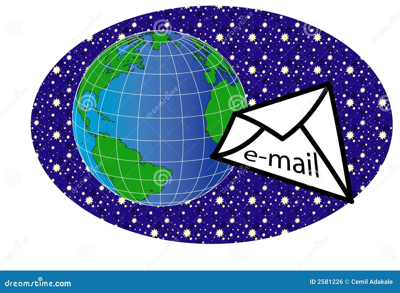 World and message2 stock vector. Illustration of continent - 2581226