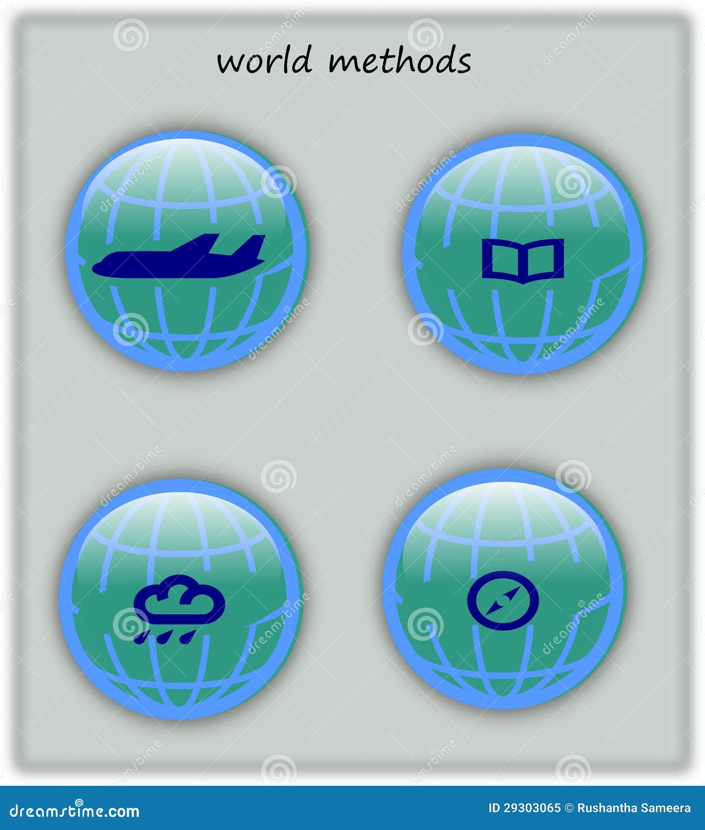 World methods stock illustration. Illustration of methods - 29303065