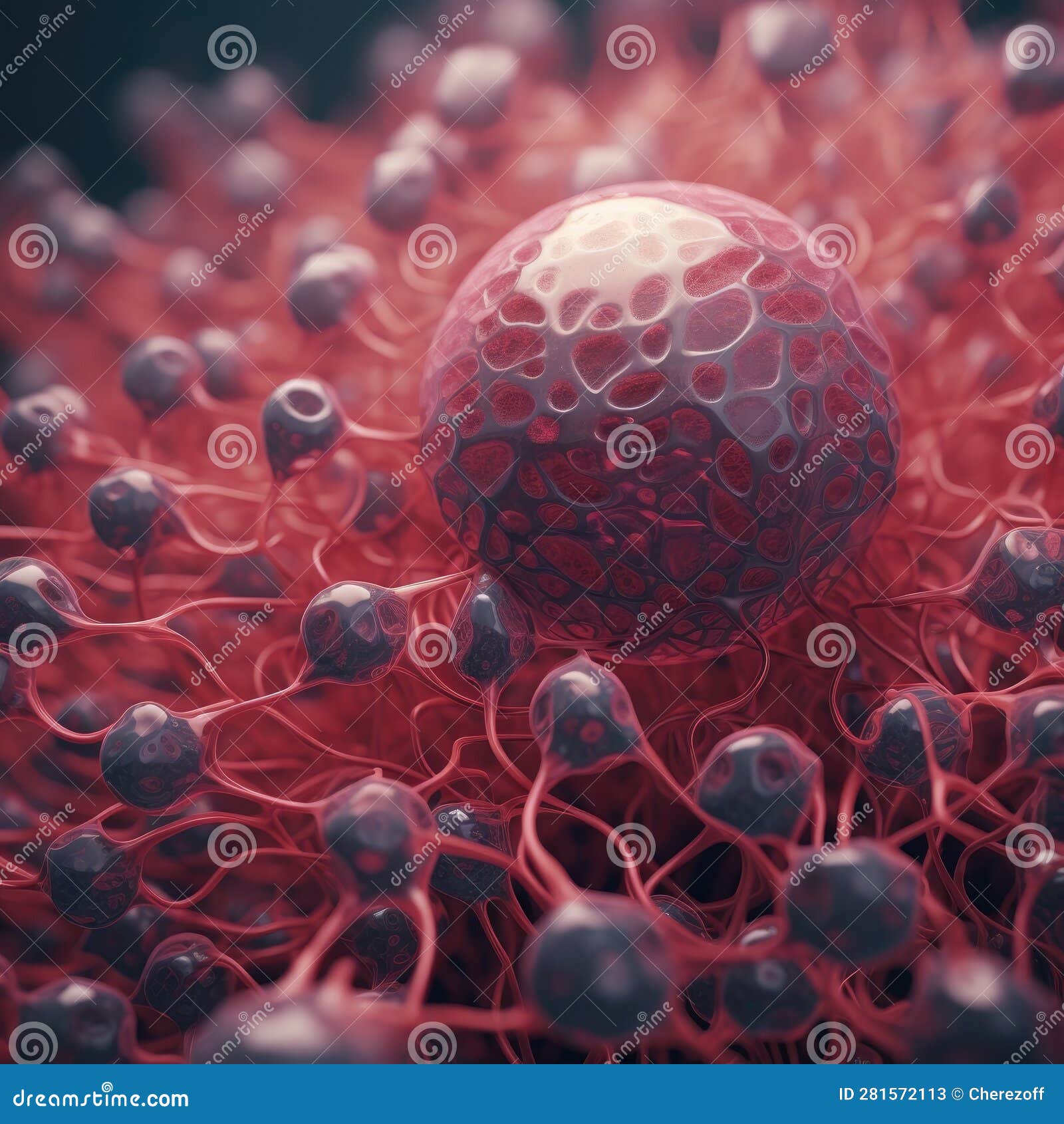 The World of Microorganisms Stock Illustration - Illustration of ...