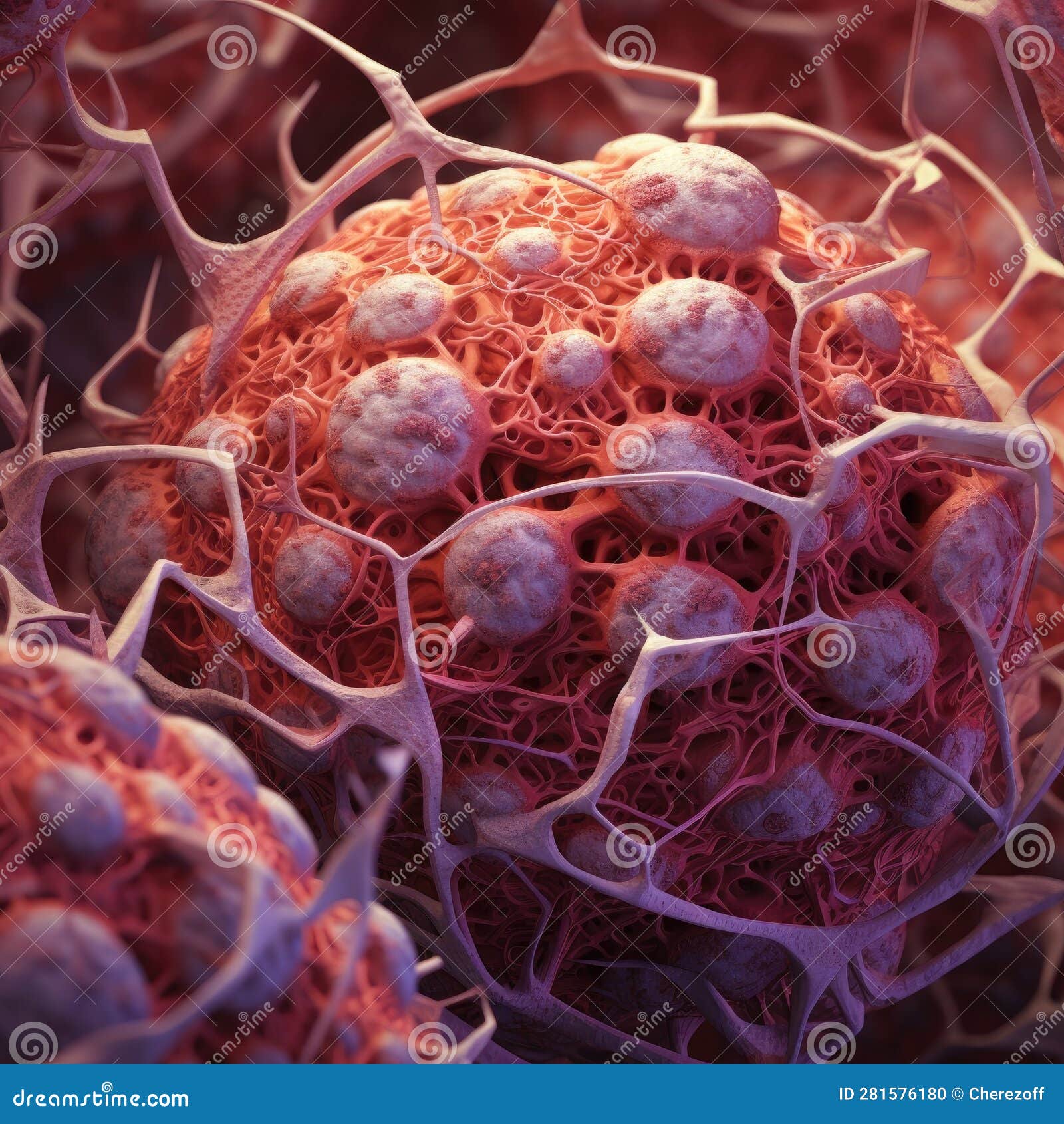 The World of Microorganisms Stock Illustration - Illustration of ...