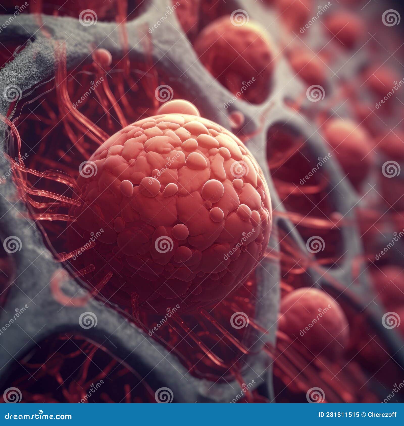 The World of Microorganisms Stock Illustration - Illustration of ...