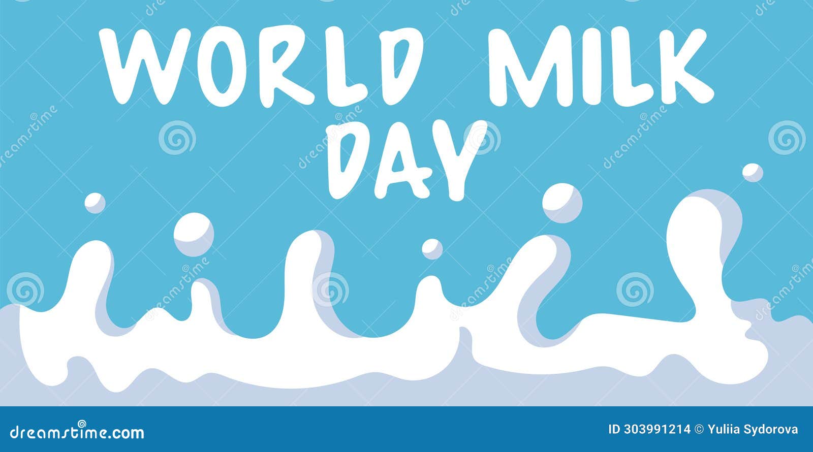 1world Milk Day Stock Illustration Illustration Of Natural 303991214
