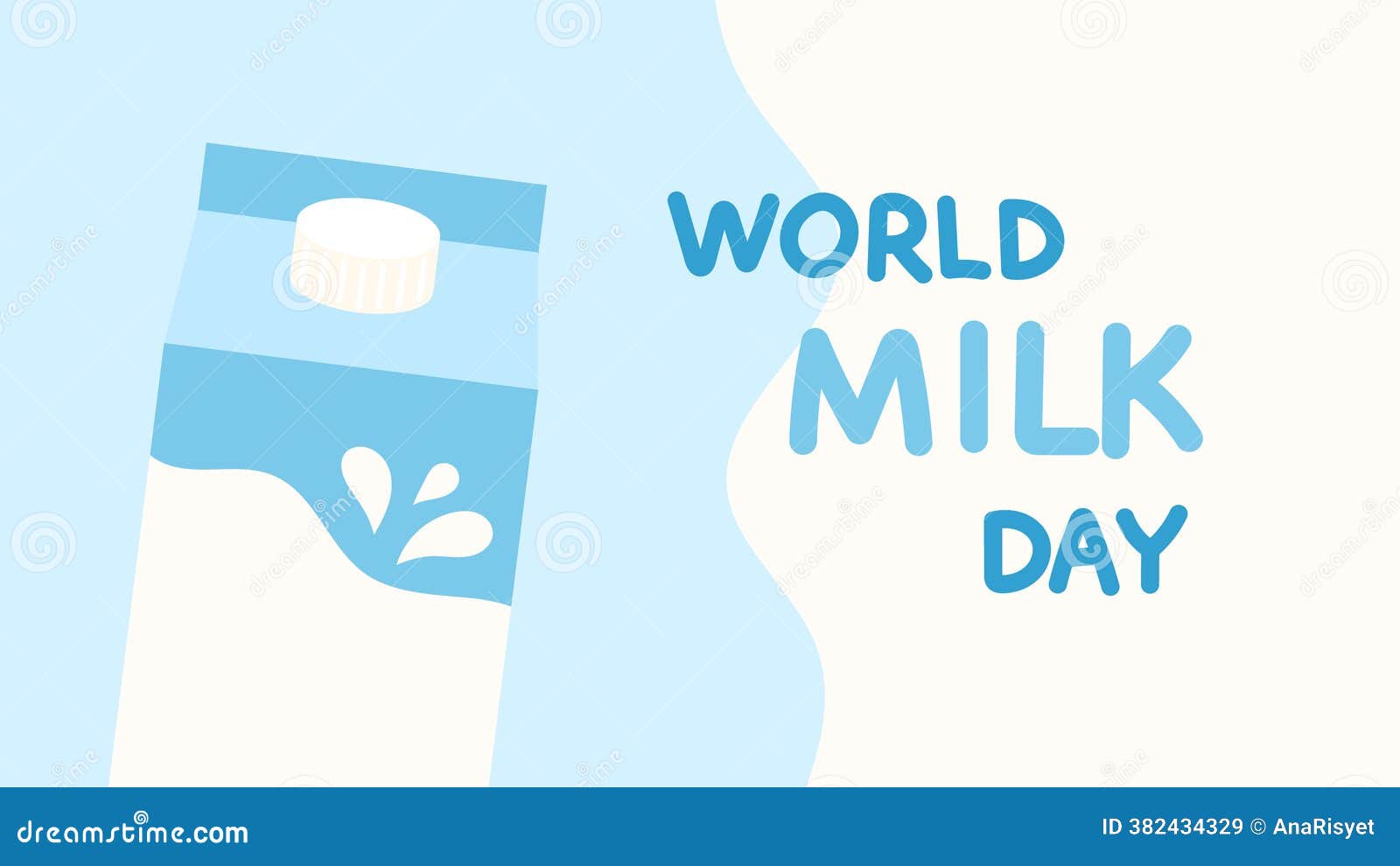 World Milk Day Cartoon Vector | CartoonDealer.com #217138027