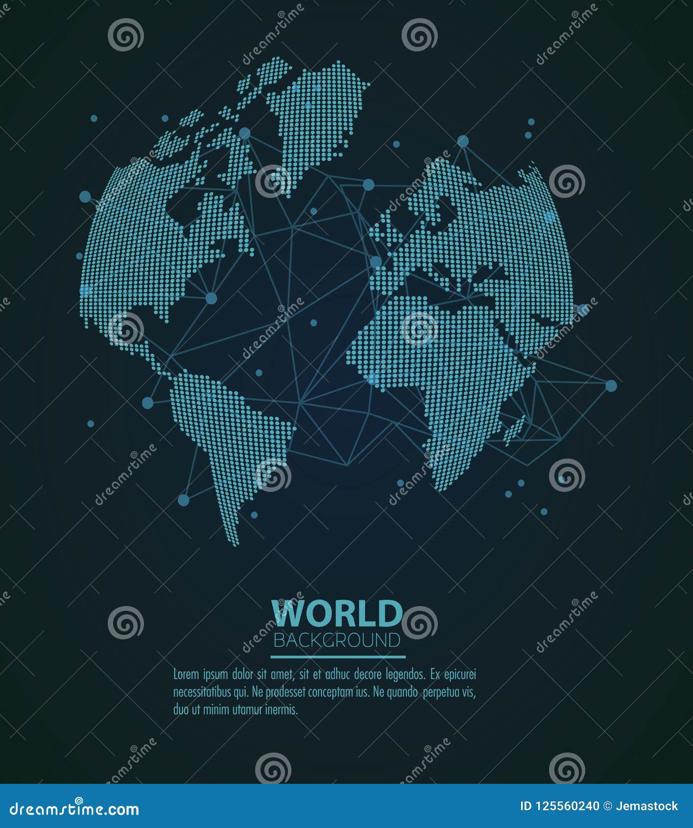 World modern background stock vector. Illustration of goal - 125560240