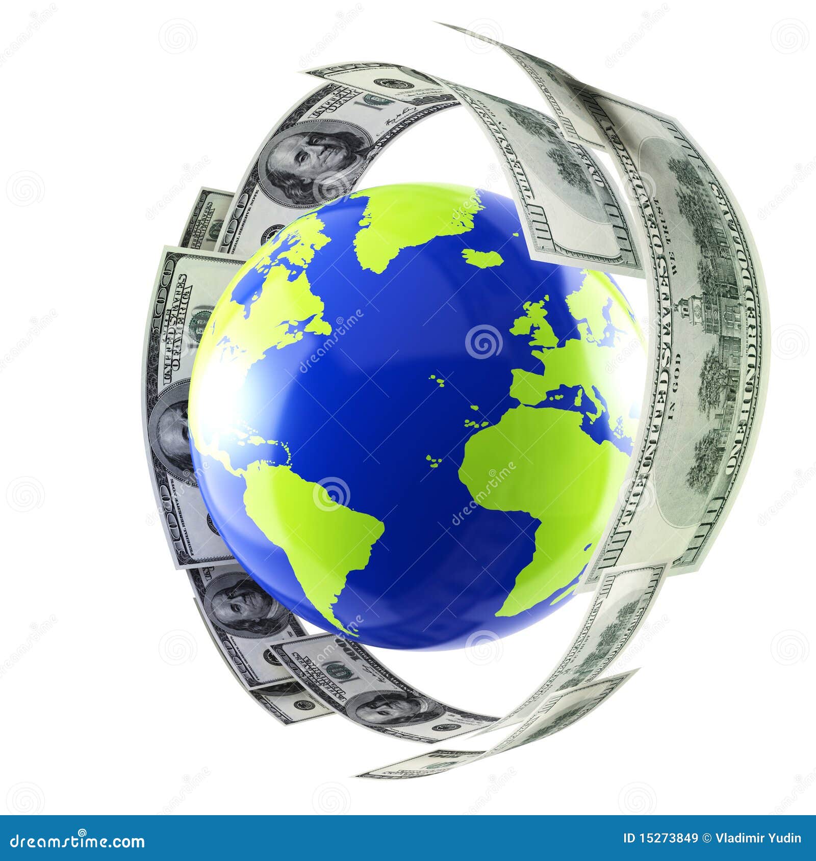World and money stock illustration. Illustration of global - 15273849