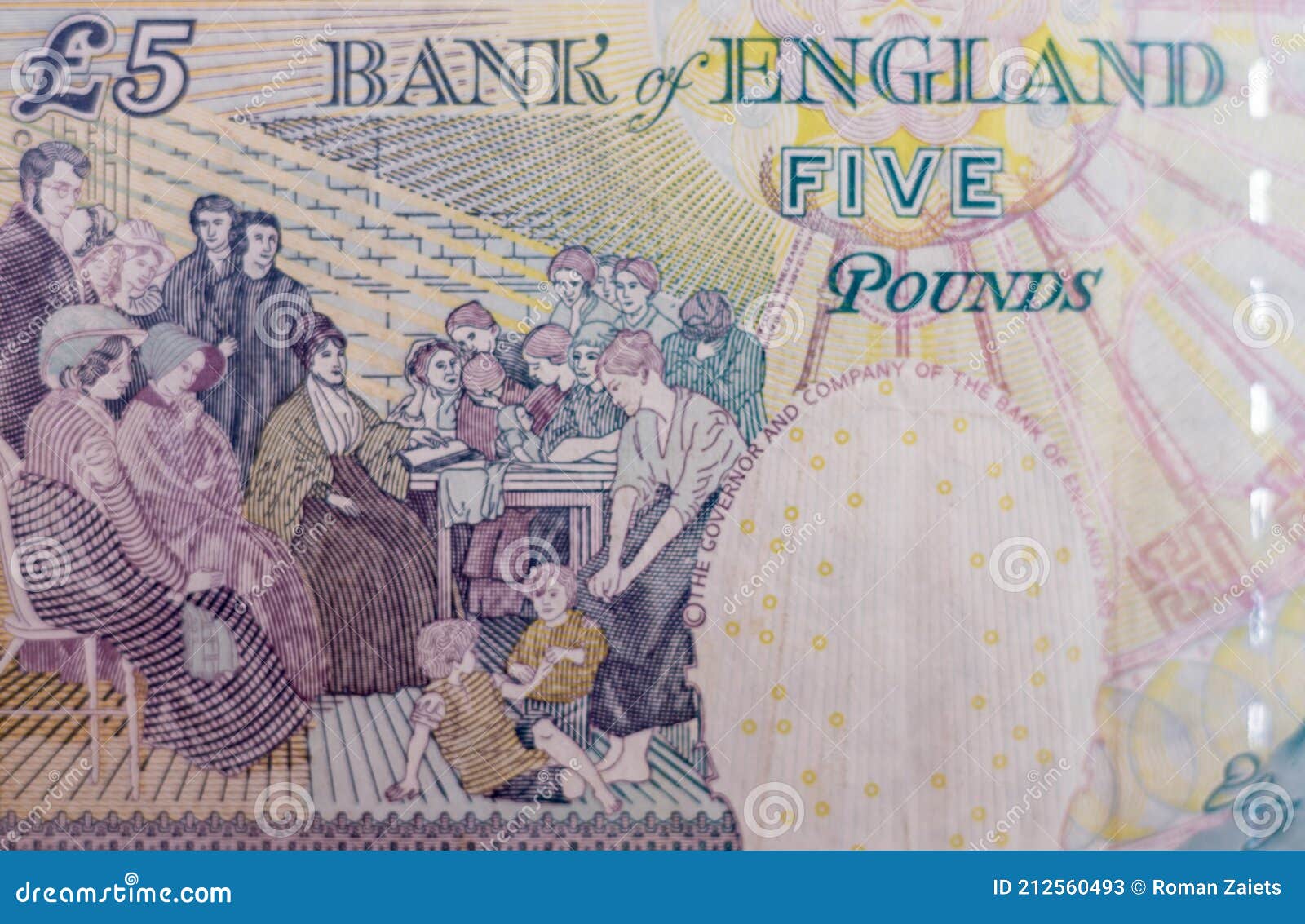 World Money Collection. Fragments of England Money Stock Image - Image ...