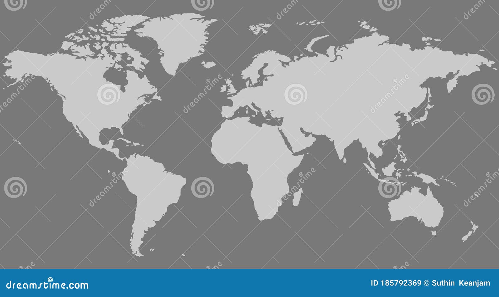 The World Monochrome Vector Background Stock Vector - Illustration of ...