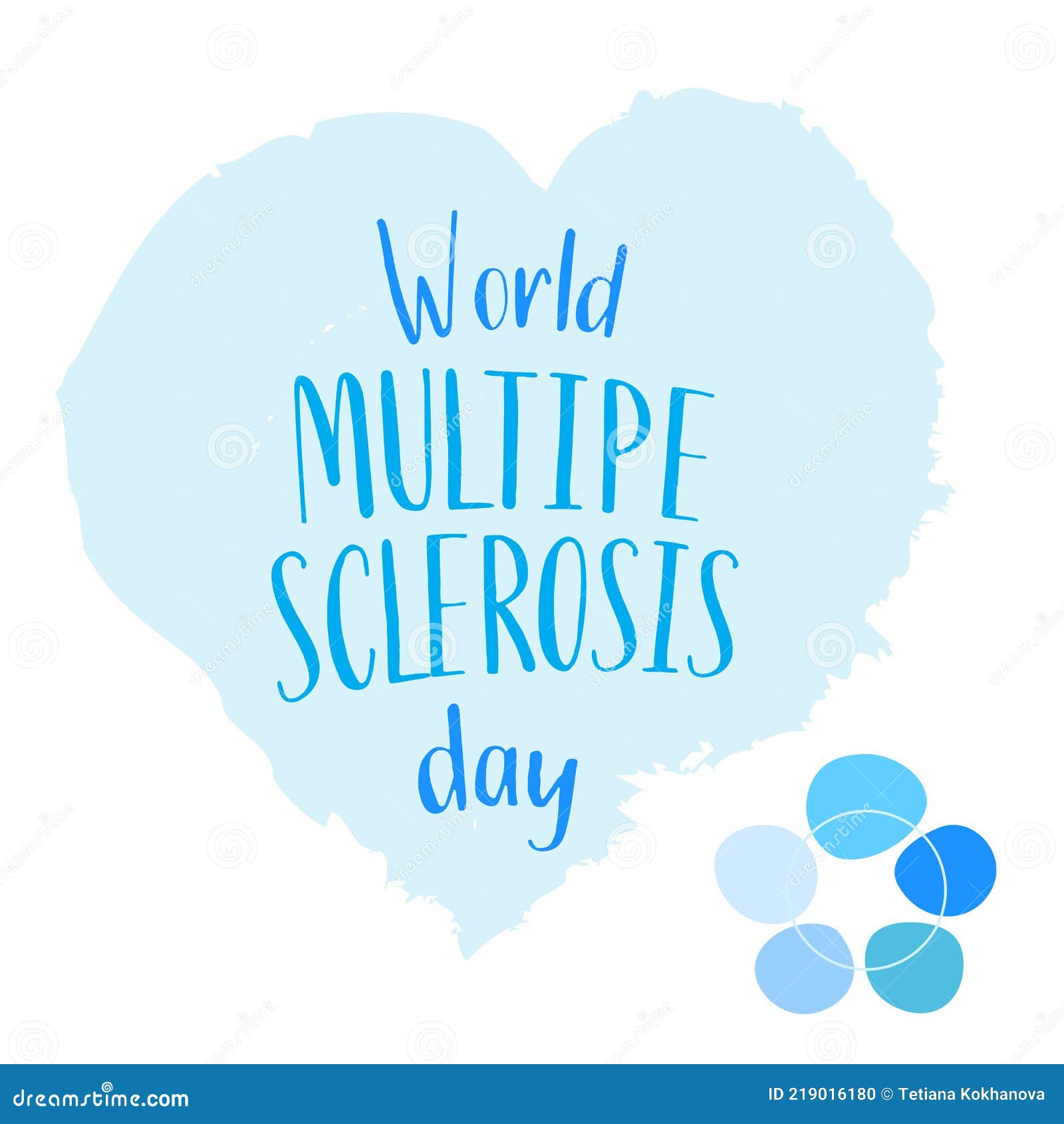 World MS Day Hand Draw Sketch Concept. Stock Vector - Illustration of ...