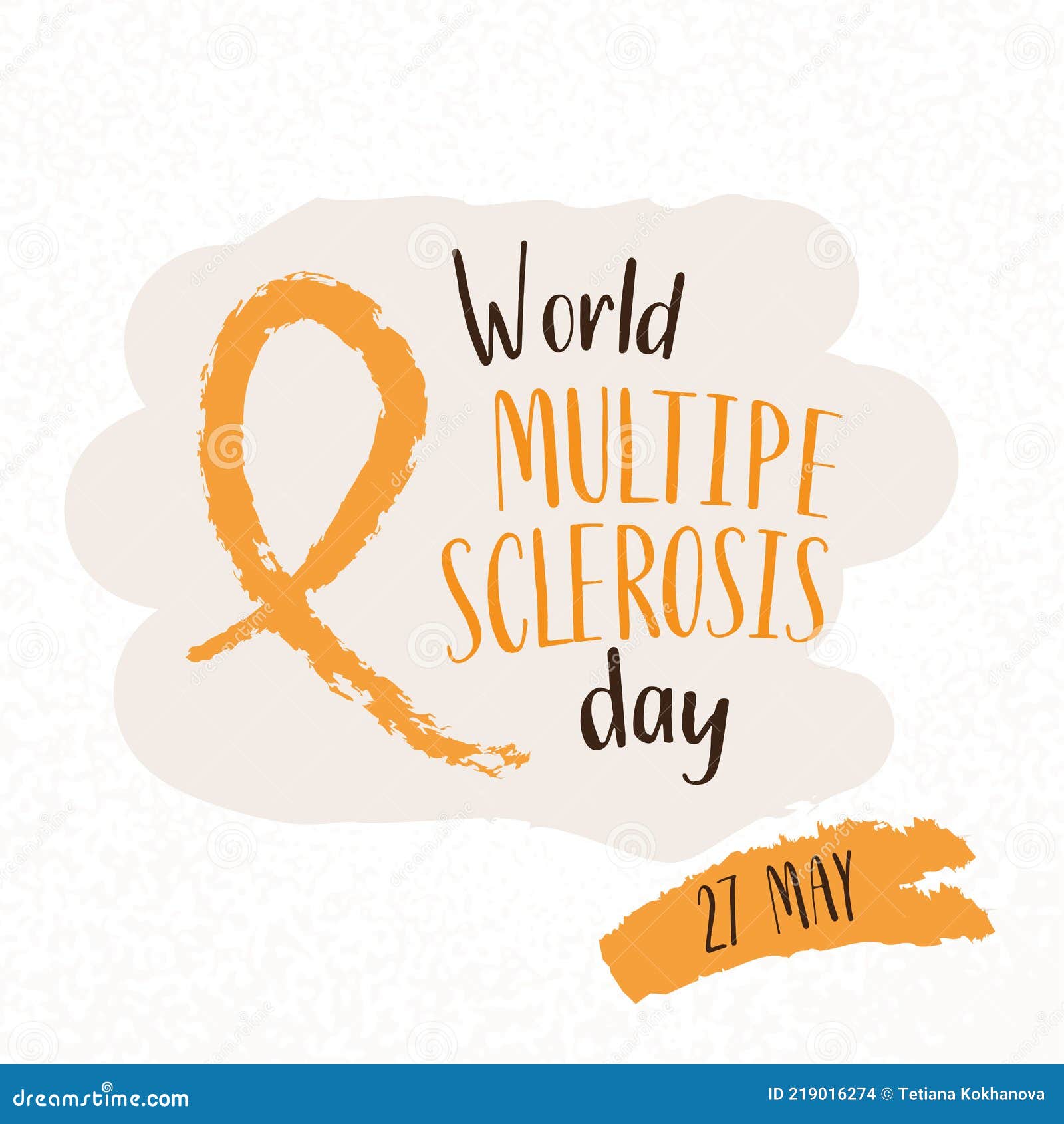 World MS Day Hand Draw Sketch Concept. Stock Vector - Illustration of ...