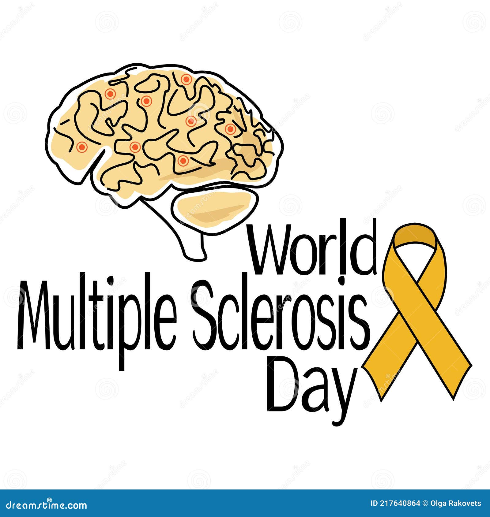 World Multiple Sclerosis Day, Schematic Representation of an Affected ...