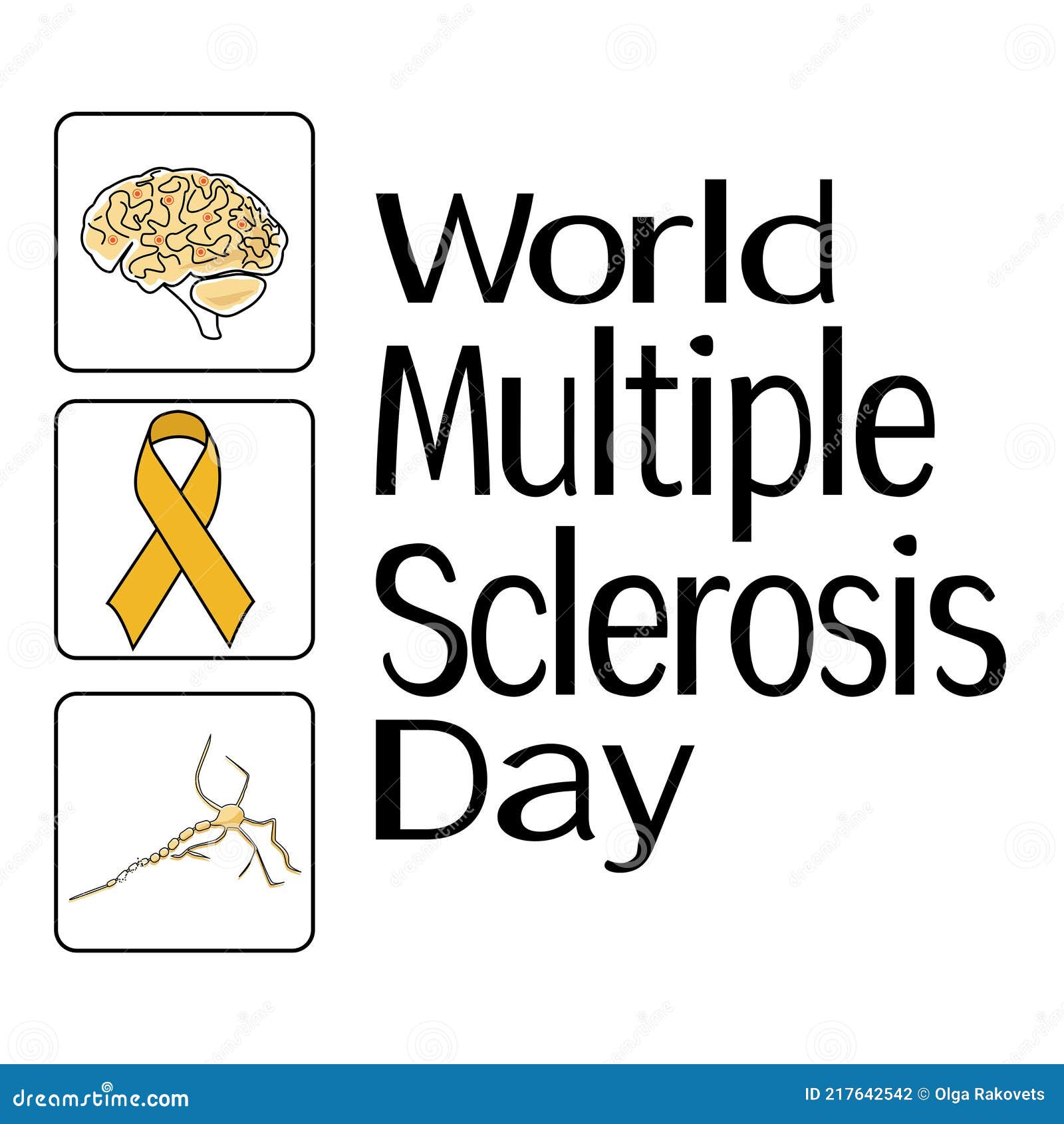 World Multiple Sclerosis Day, Schematic Representation of Affected ...
