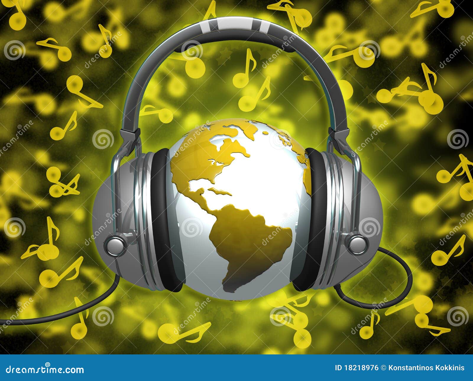 World of Music stock illustration. Illustration of deejay - 18218976