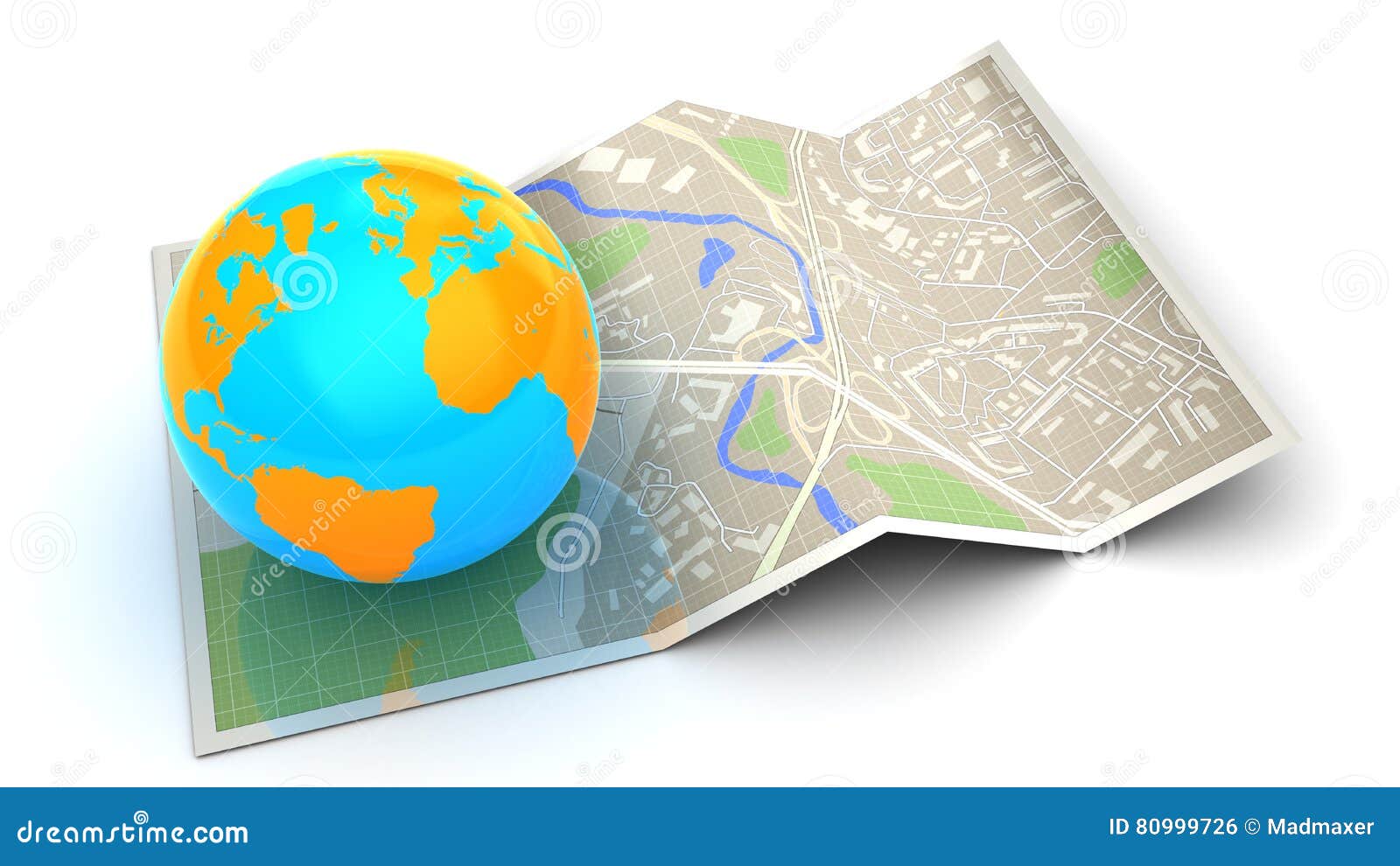 World navigation stock illustration. Illustration of blue - 80999726