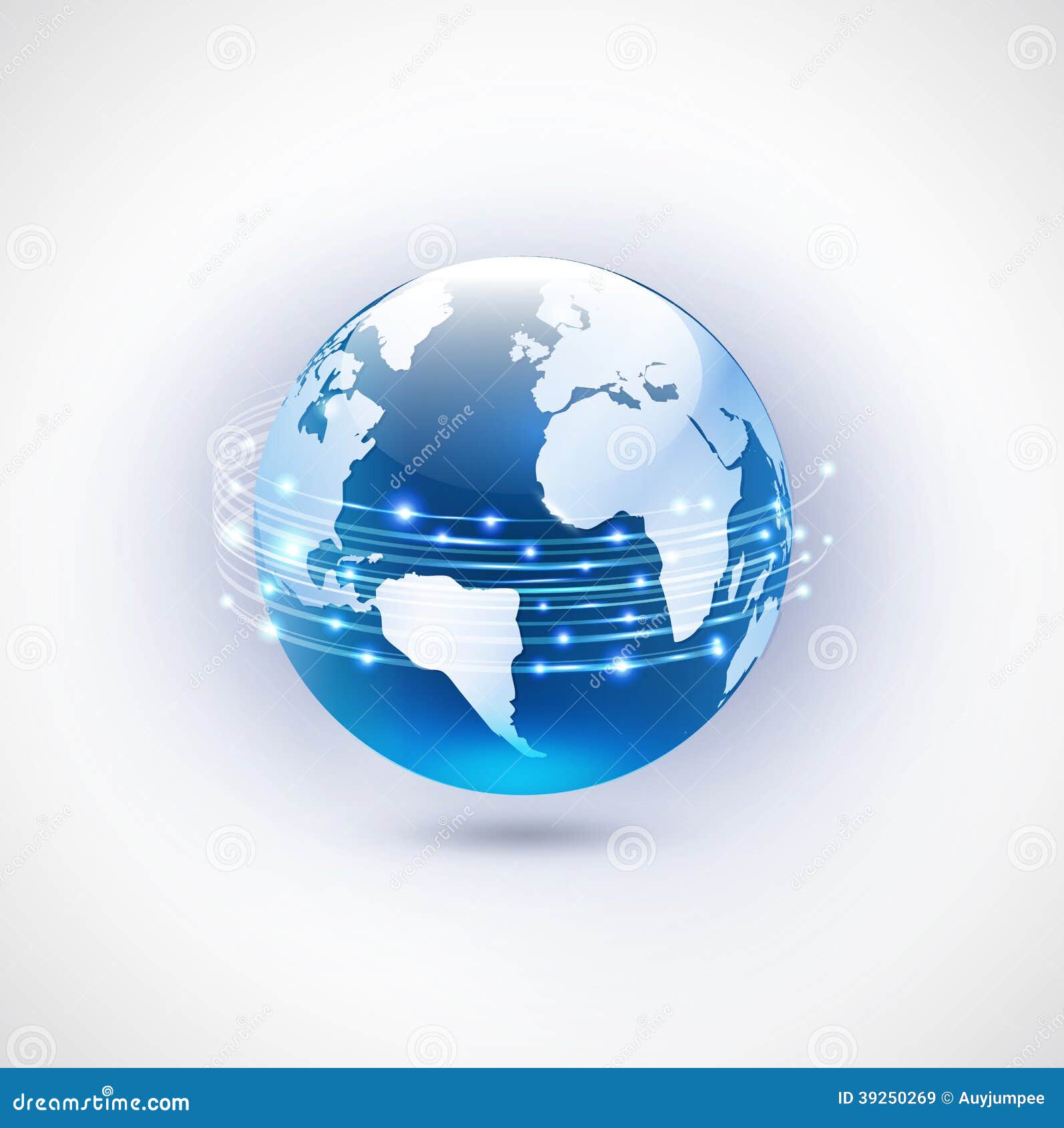 World Network Communication, Illustration Stock Vector - Illustration ...