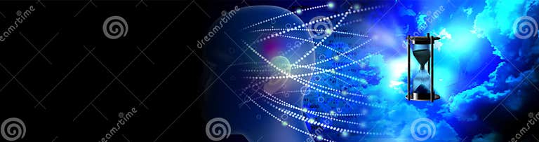 World Network Technology with Hourglass Time Hour Clouds Background ... World Network Technology with Hourglass Time Hour Clouds Background ...