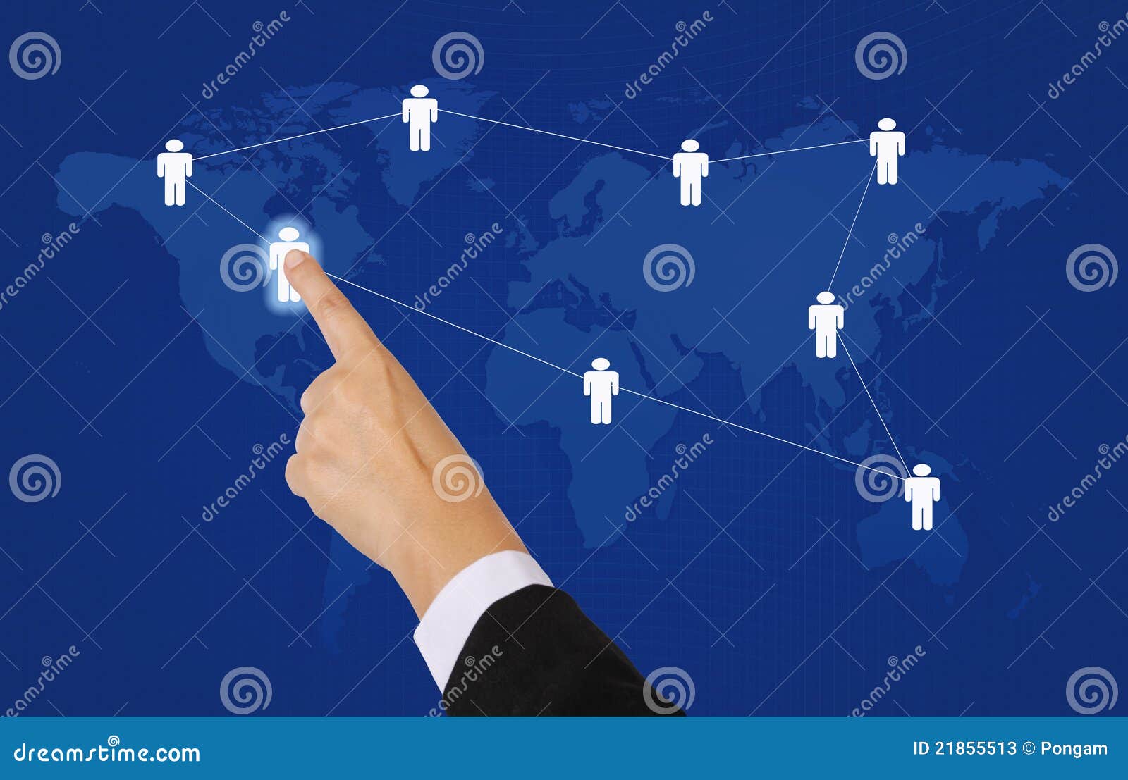 World networking stock image. Image of asian, business - 21855513