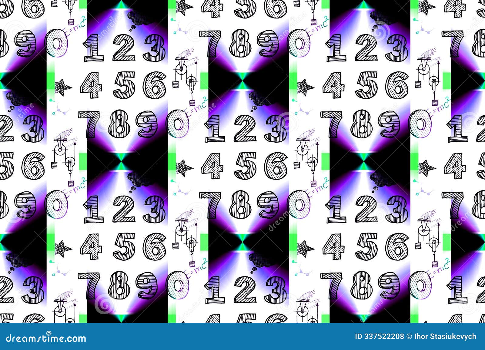 Digital world background stock illustration. Illustration of pink ...