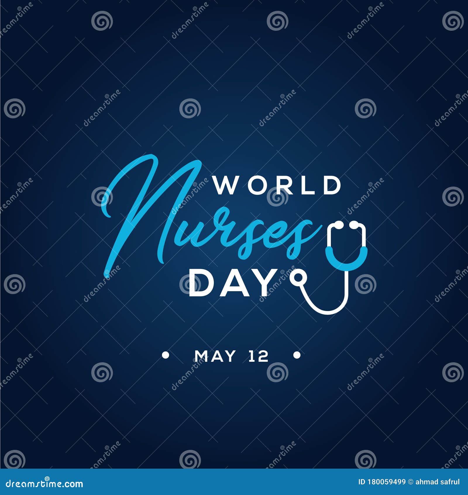 World Nurses Day Vector Design Illustration Stock Vector - Illustration ...