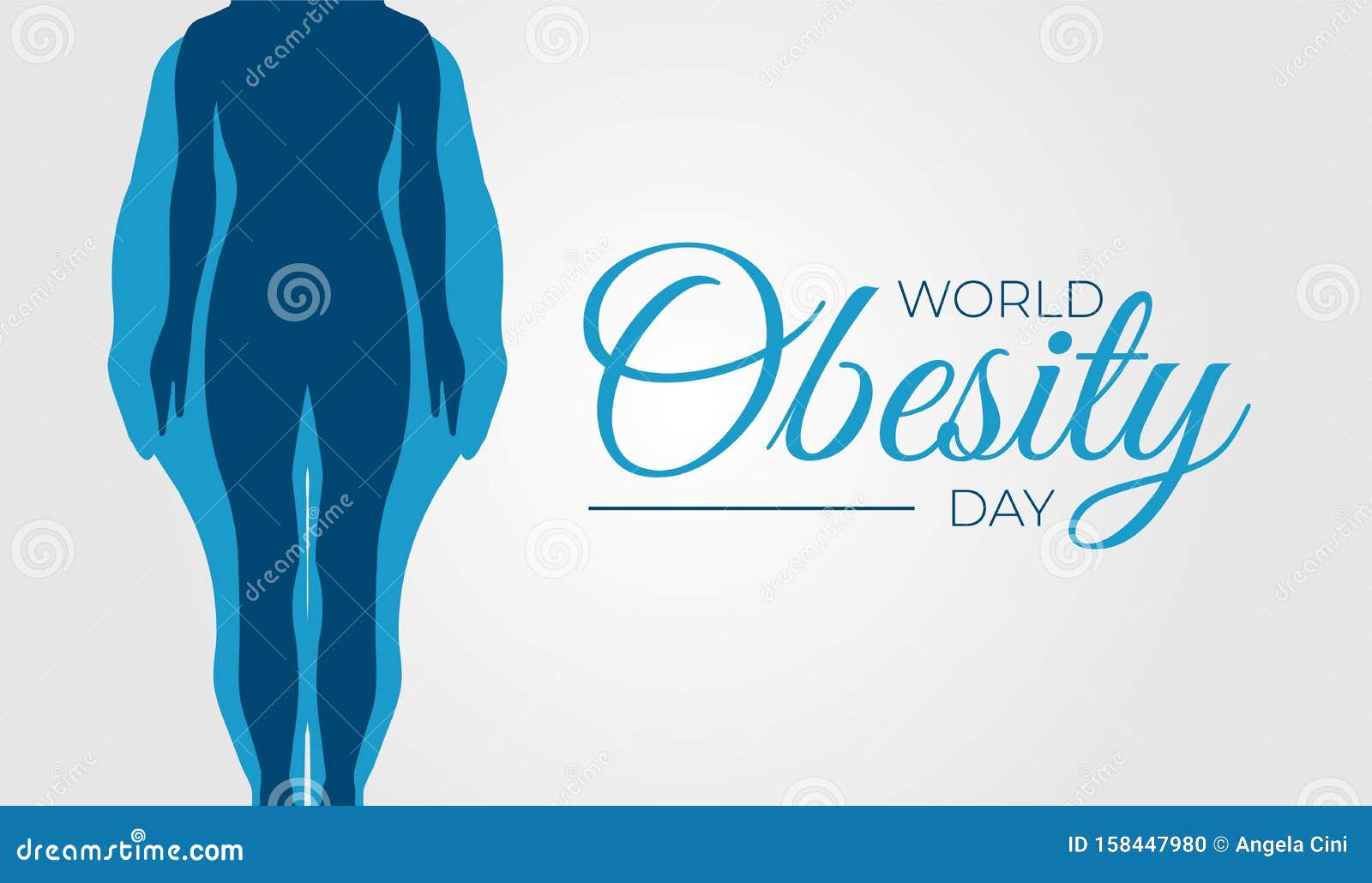 World Obesity Day Background Illustration Stock Vector - Illustration ...