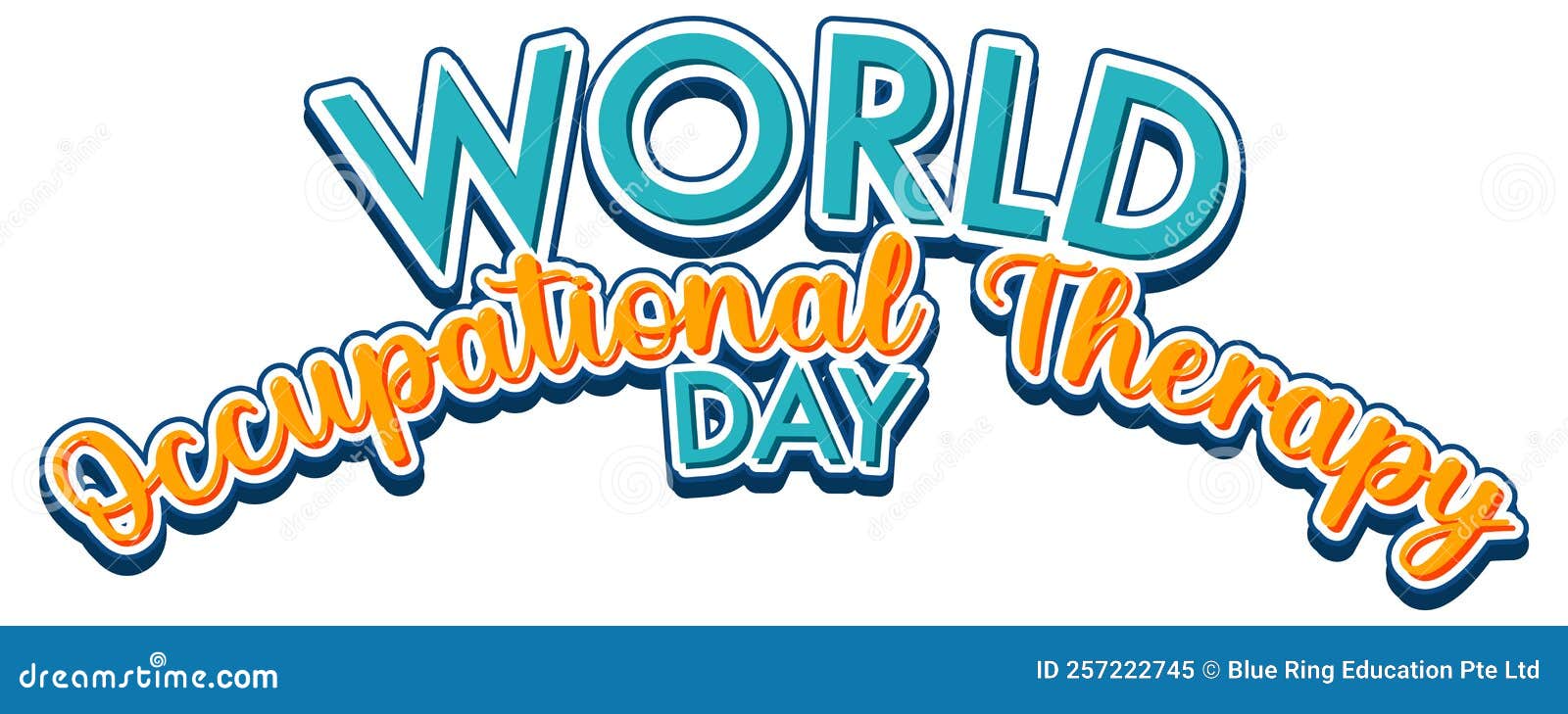 World Occupational Therapy Day Text Design Stock Vector - Illustration ... World Occupational Therapy Day Text Design Stock Vector - Illustration ...